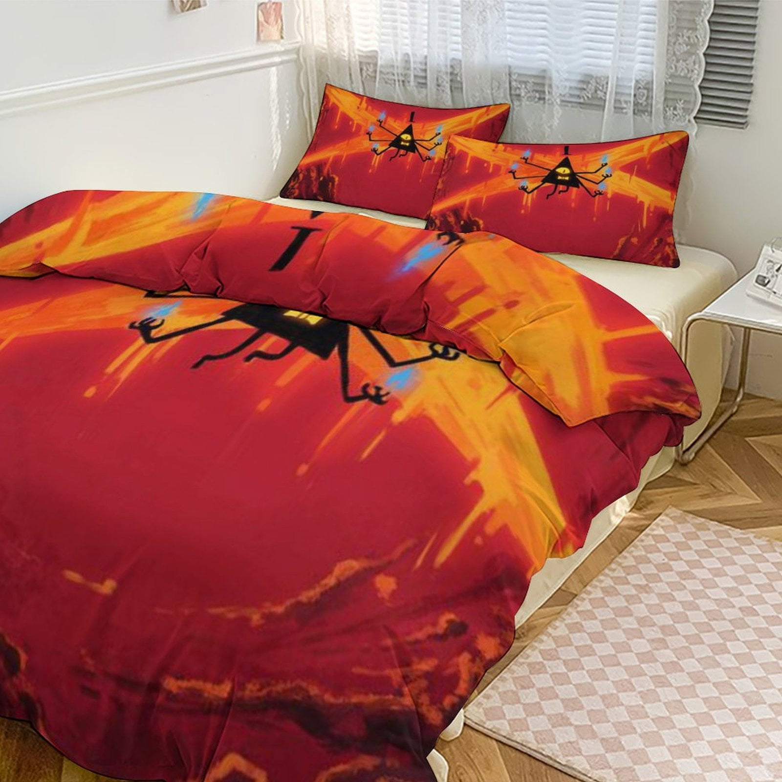 Bill Cip-her Bedding Set Anime Three-piece for Boys Girls Teens Full ...