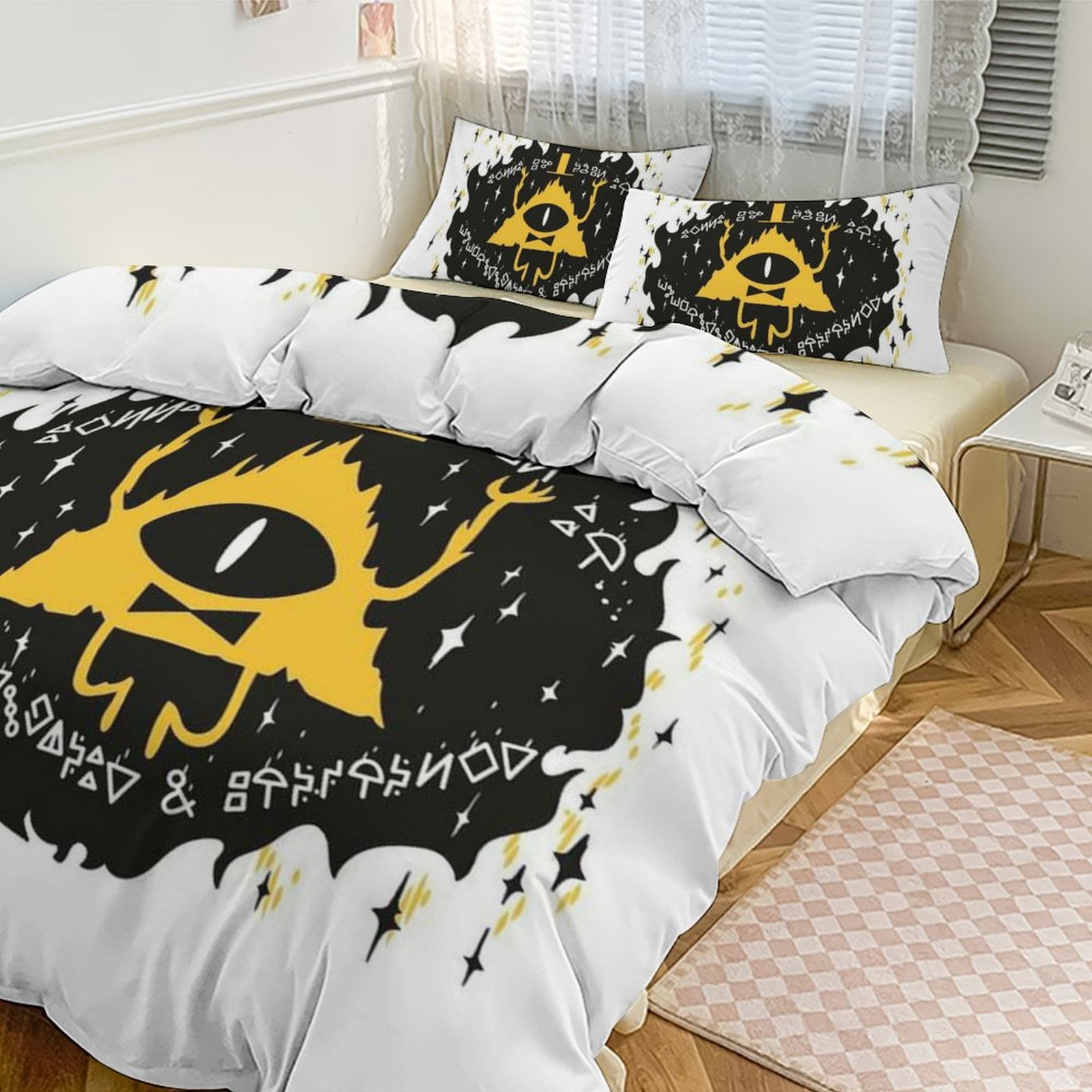 Bill Cip-her Bedding Set Anime Three-piece for Boys Girls Teens King ...