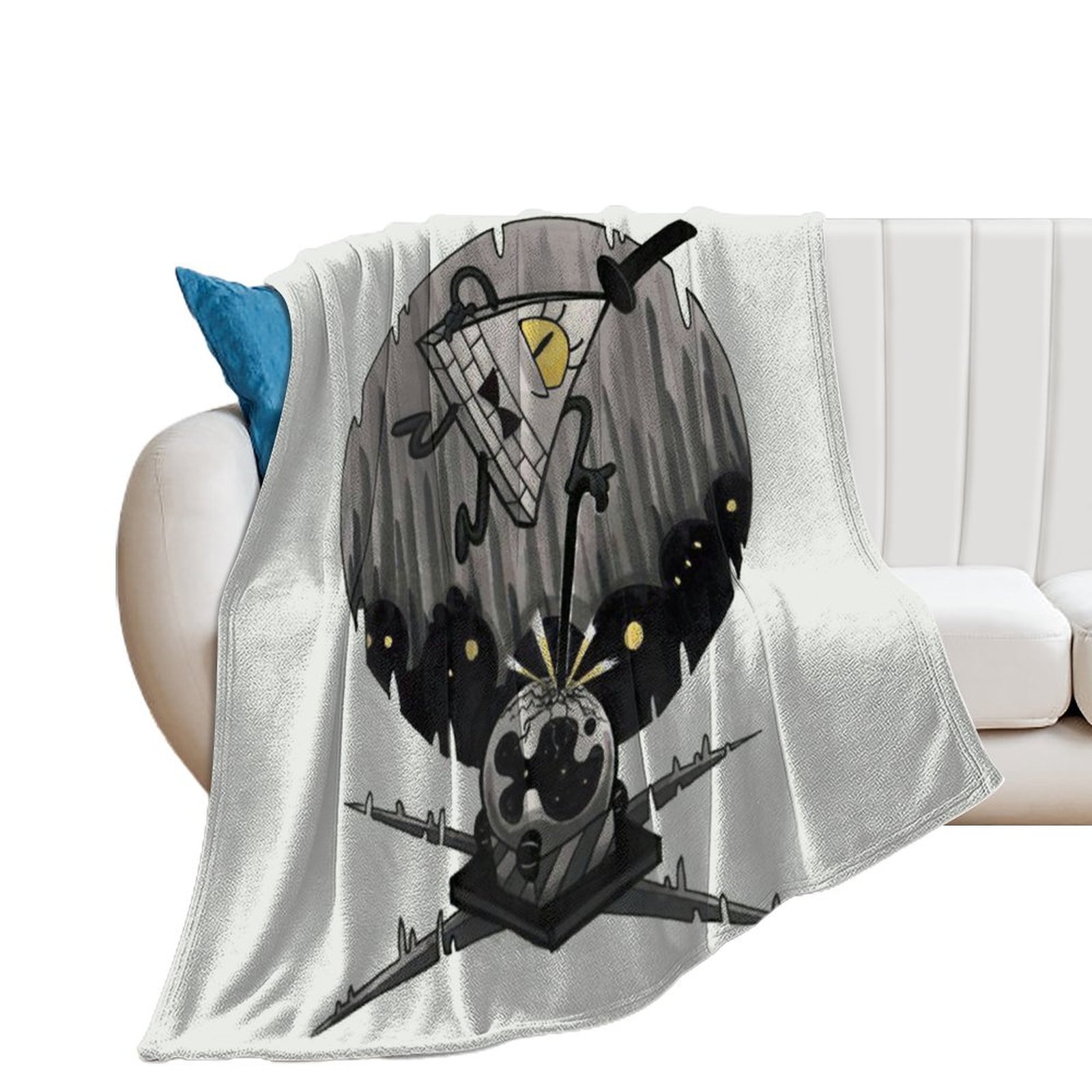 Bill Cip-her Throw Blanket Flannel Anime for Girls Boys Men Women Bill ...
