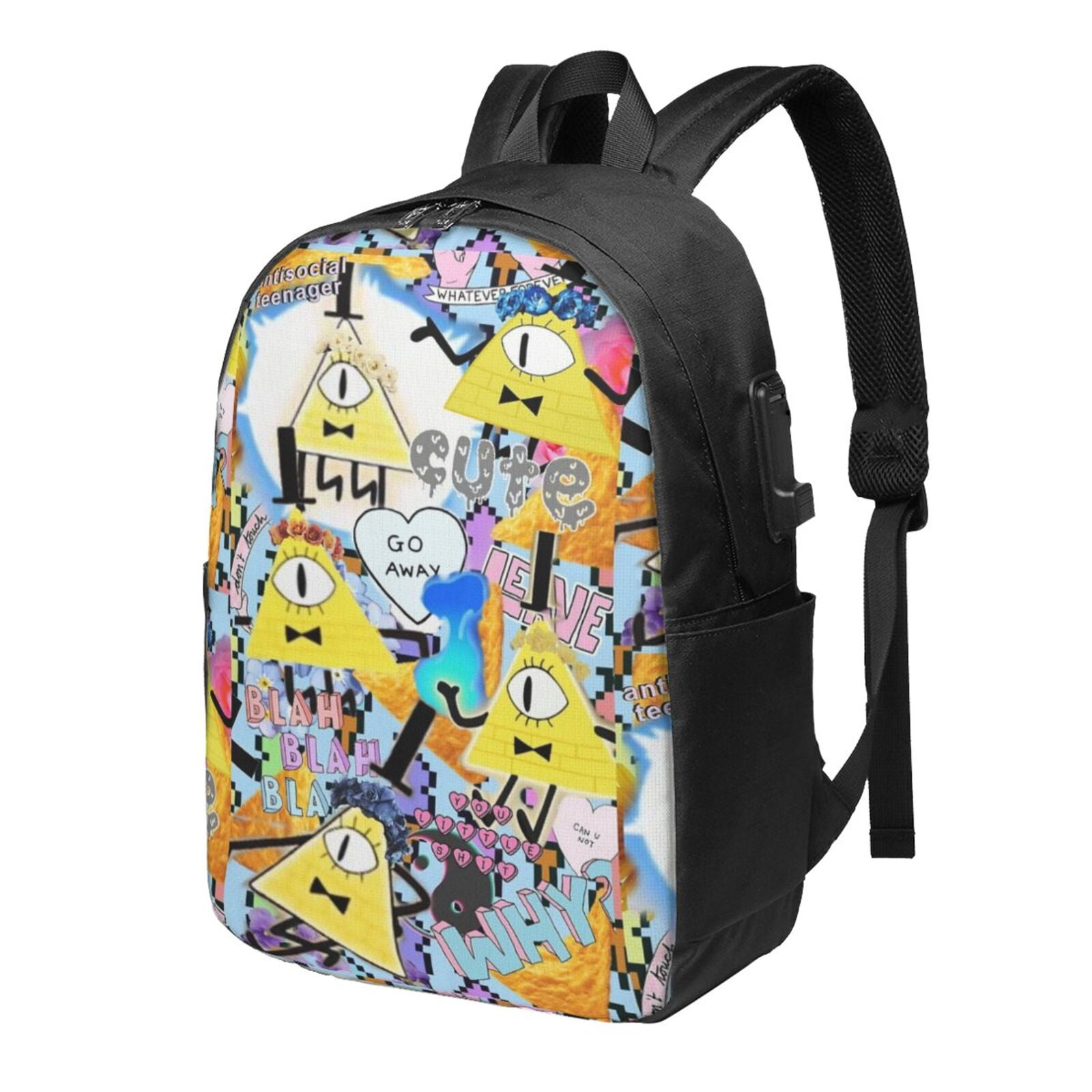 Bill Cipher Anime Backpack 3d Printed Travel Bags - Walmart.com