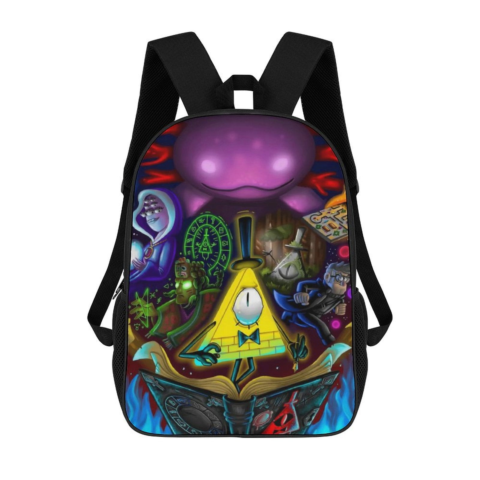 Bill Cipher Backpack, Large Capacity Daypack Backpack, 17 Inch Laptop ...