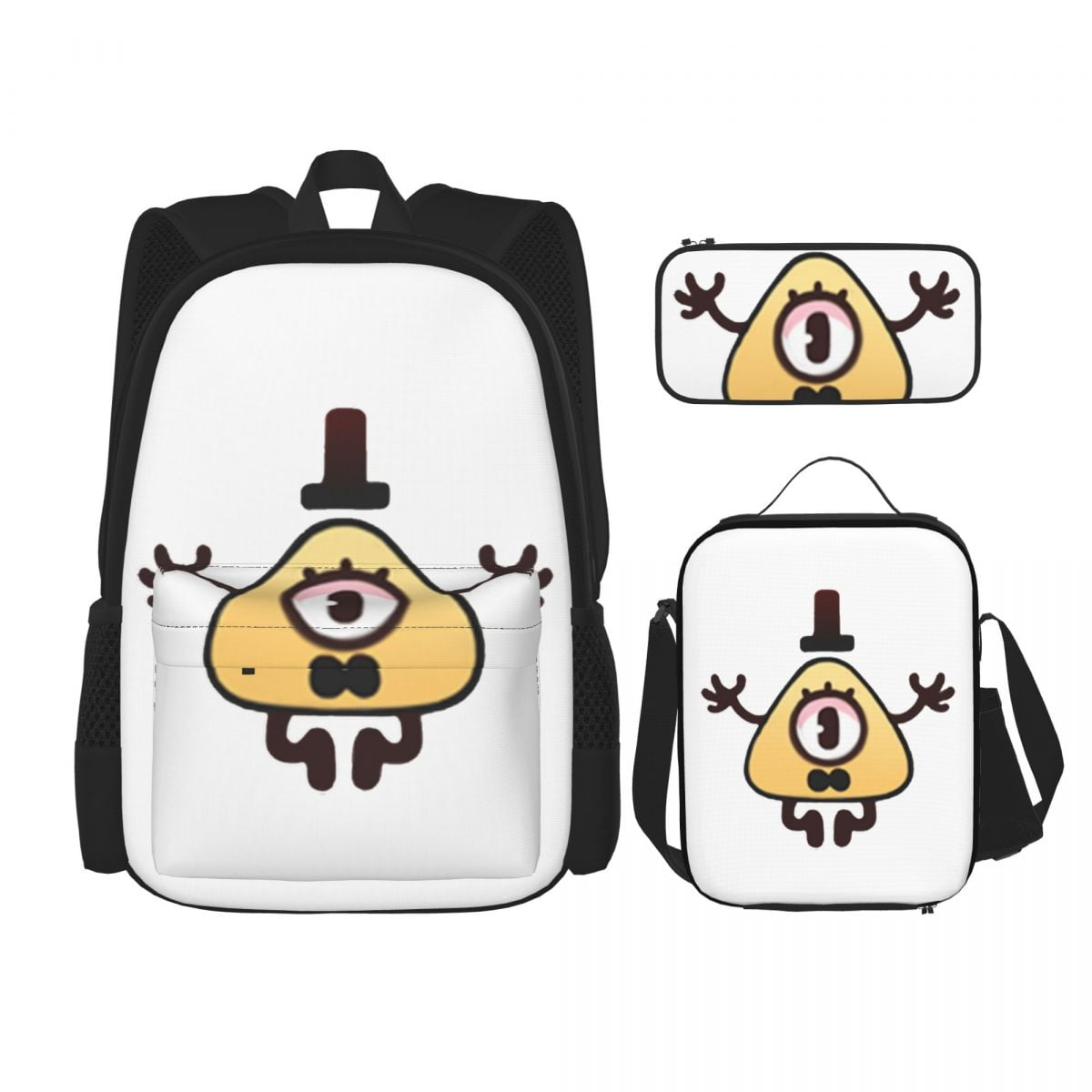 Bill Cipher Backpacks Bookbag Students Bags s Rucksack Lunch Bag Pen ...