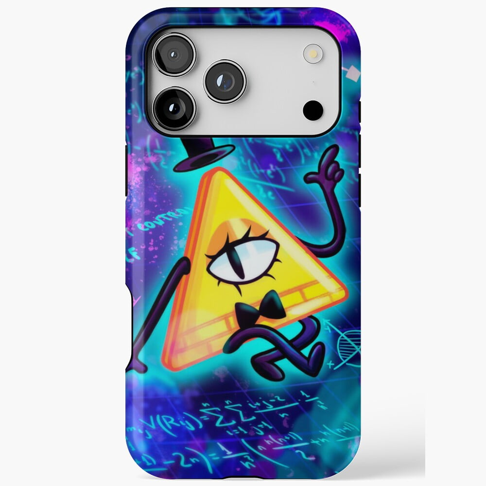 Bill Cipher Cartoon Fanart Inspired Phone Case for iPhone 11 through 17 ...