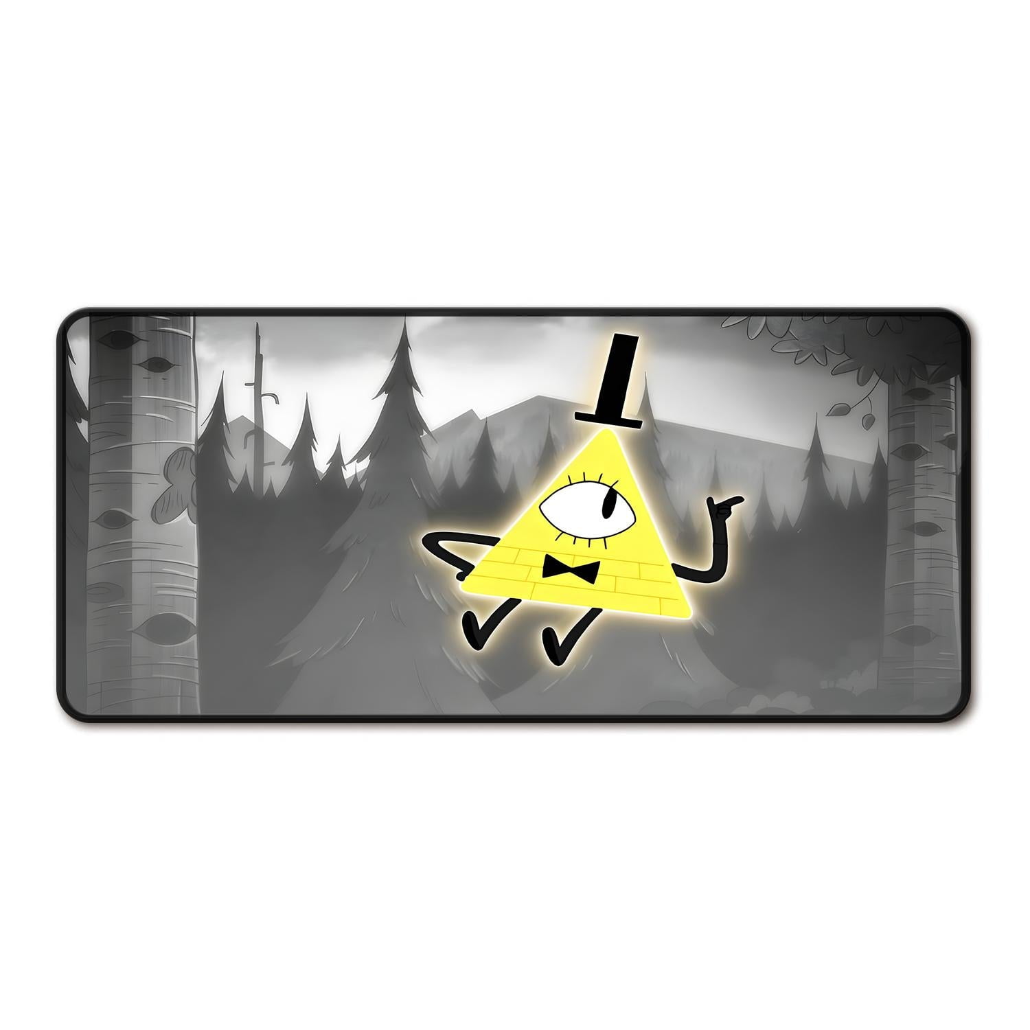 Bill Cipher Gaming Mouse Pad, Extended Desk Mat with Gravity Falls ...