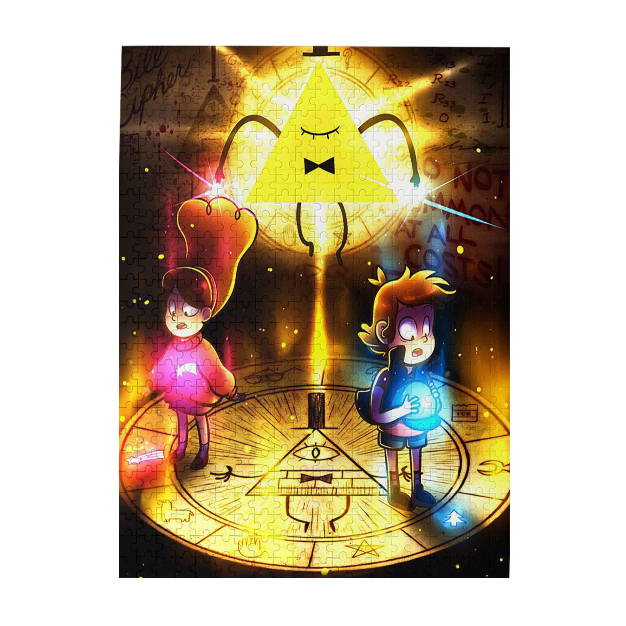 Bill Cipher Gravity Fall Wooden Jigsaw Puzzle for Adults 500 Piece ...