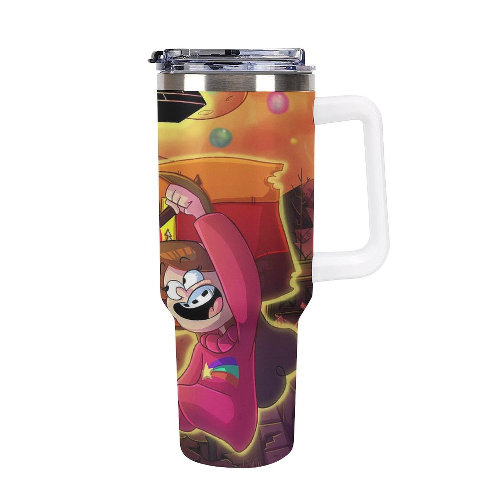 Bill Cipher Gravity Falls 40oz Water Bottle Fits in Cup Holder ...