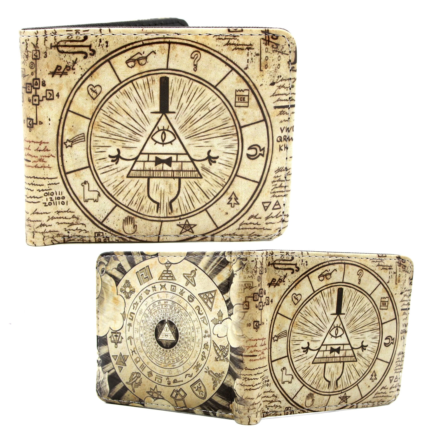 Bill Cipher - Gravity Falls 4x5" Bi-Fold Wallet - Walmart.com