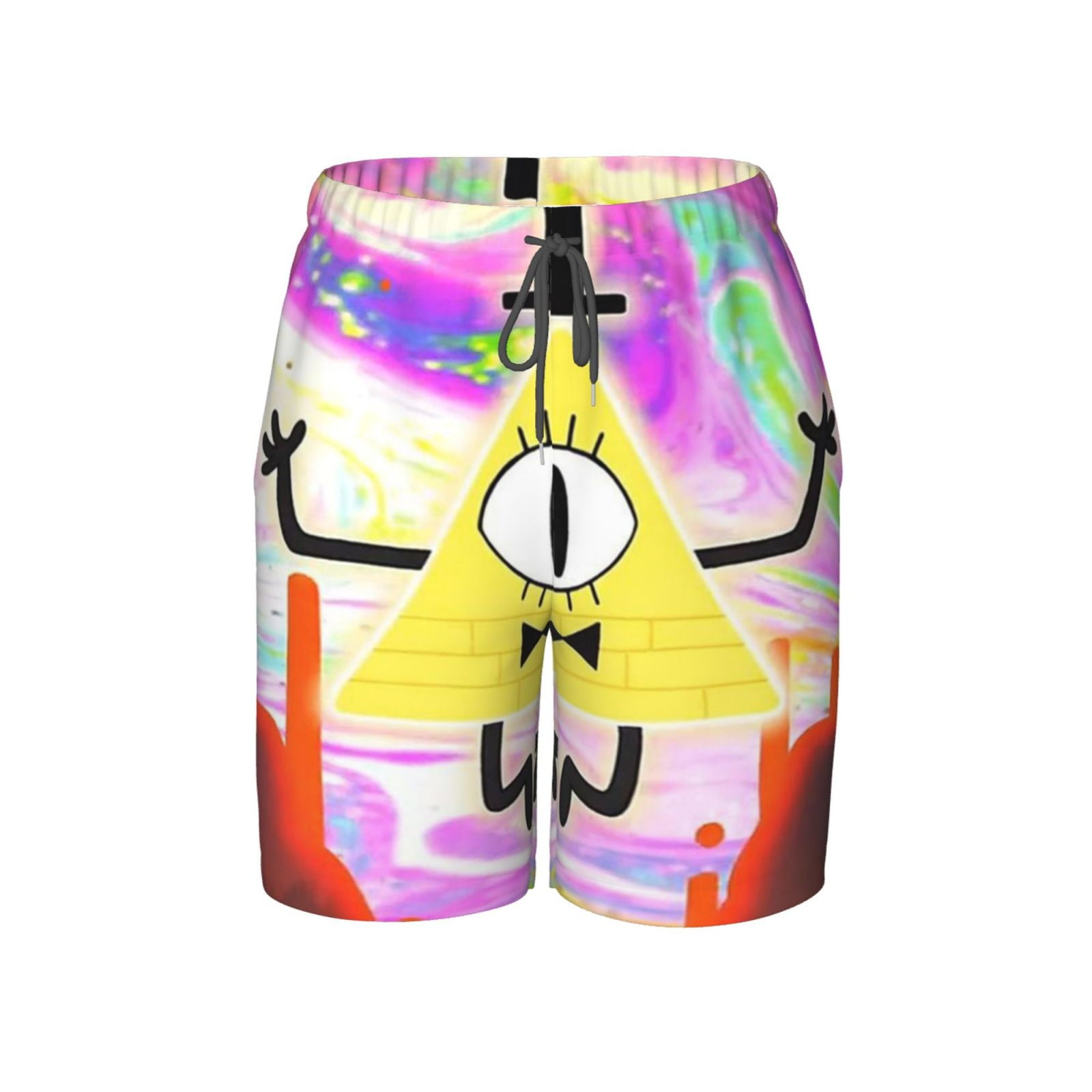 Bill Cipher Gravity Falls Boy's Swim Trunks Quick Dry Board Shorts Teen ...