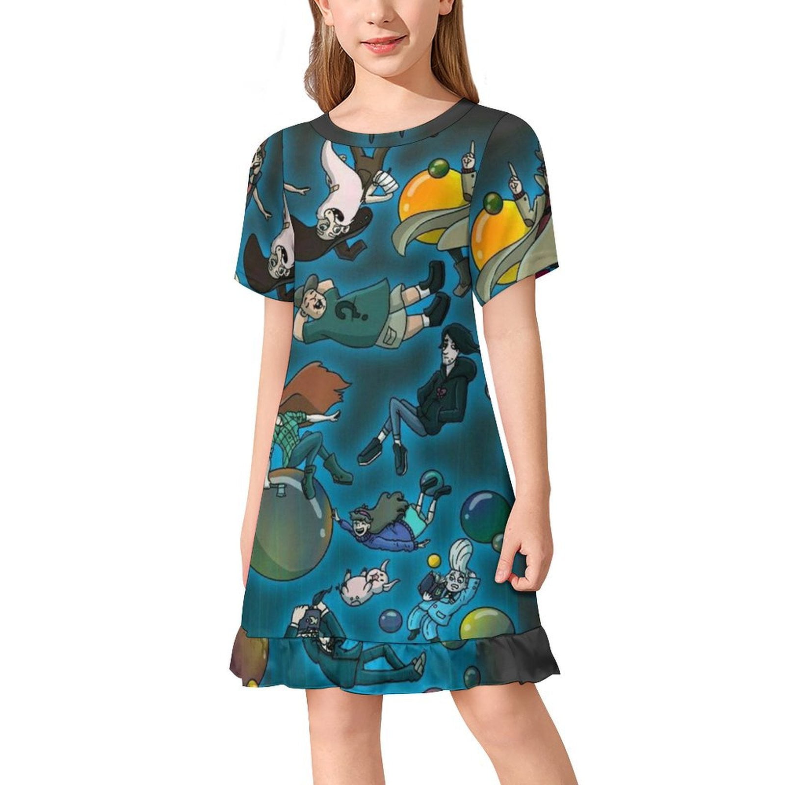 Bill Cipher Gravity Falls Children's Short Sleeved Dress 3D Printed ...