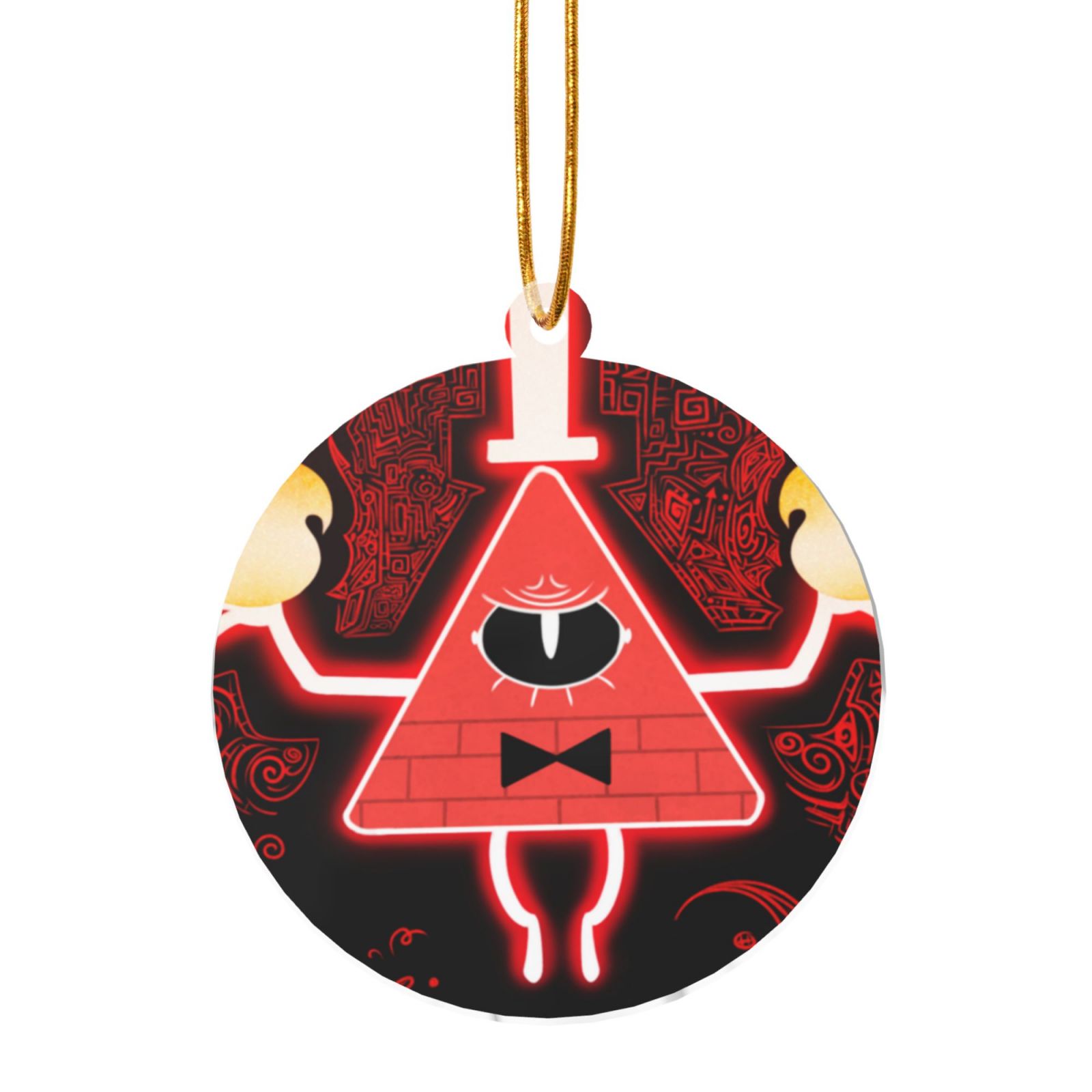 Bill Cipher Gravity Falls Christmas Tree Hanging Ornaments Acrylic ...