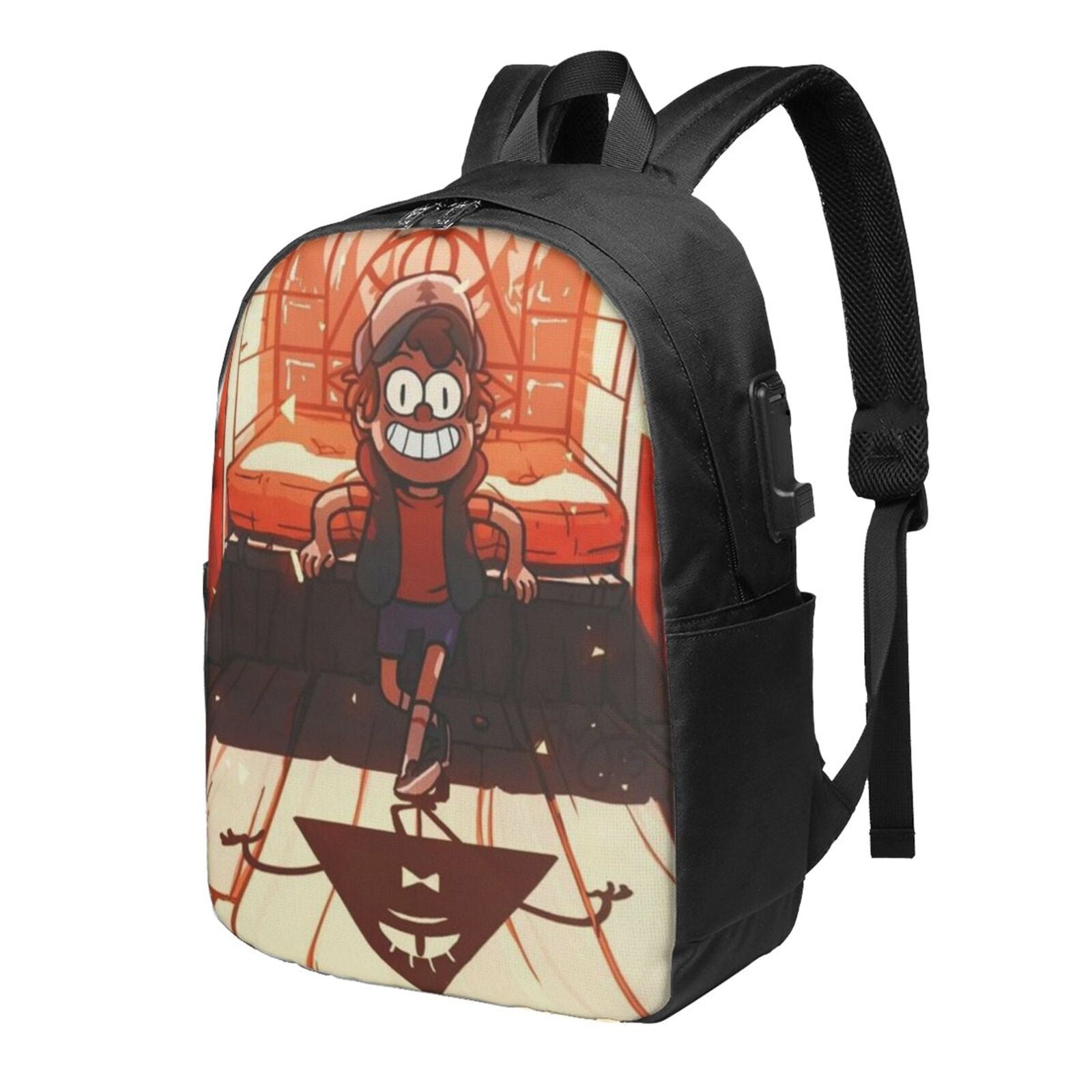 Bill Cipher Gravity Falls Dipper Backpack Laptop Daypack School Bag ...