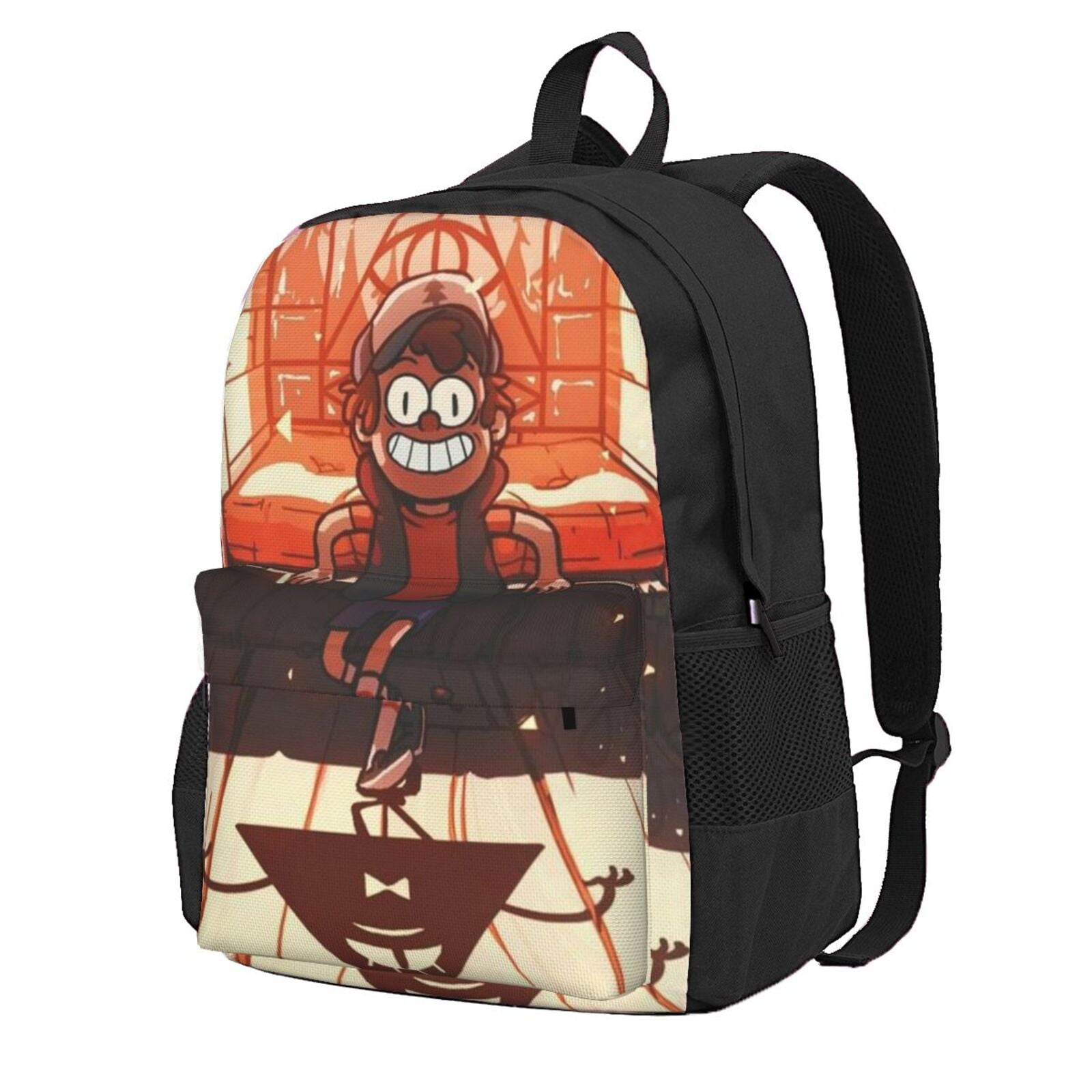 Bill Cipher Gravity Falls Dipper Casual Daypack Laptop Backpack Student ...