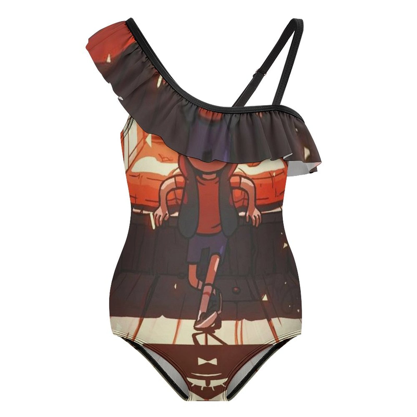 Bill Cipher Gravity Falls Dipper Kids Swimsuit Swimwear Adjustable One ...