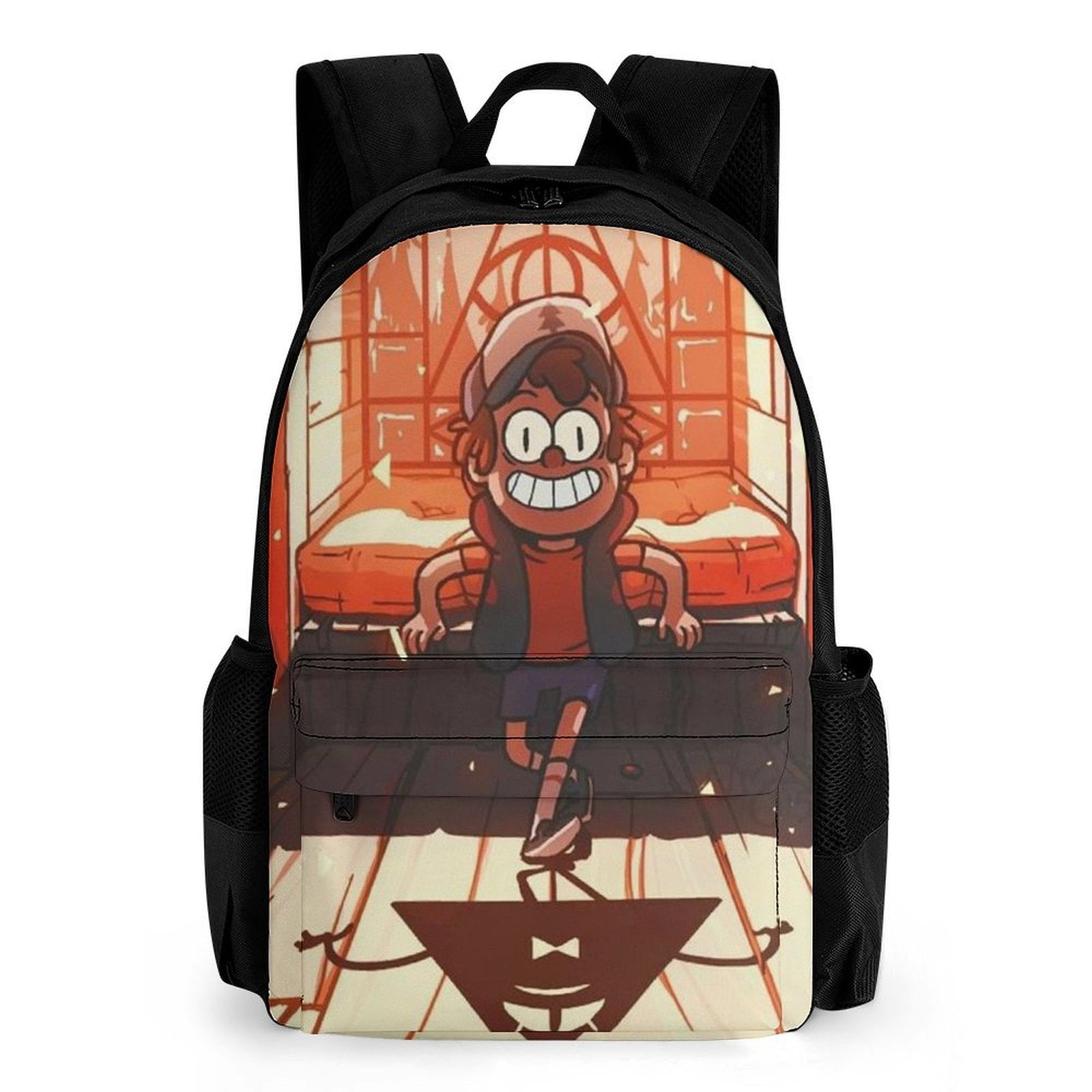 Bill Cipher Gravity Falls Dipper School Bag Laptop Backpack Large ...