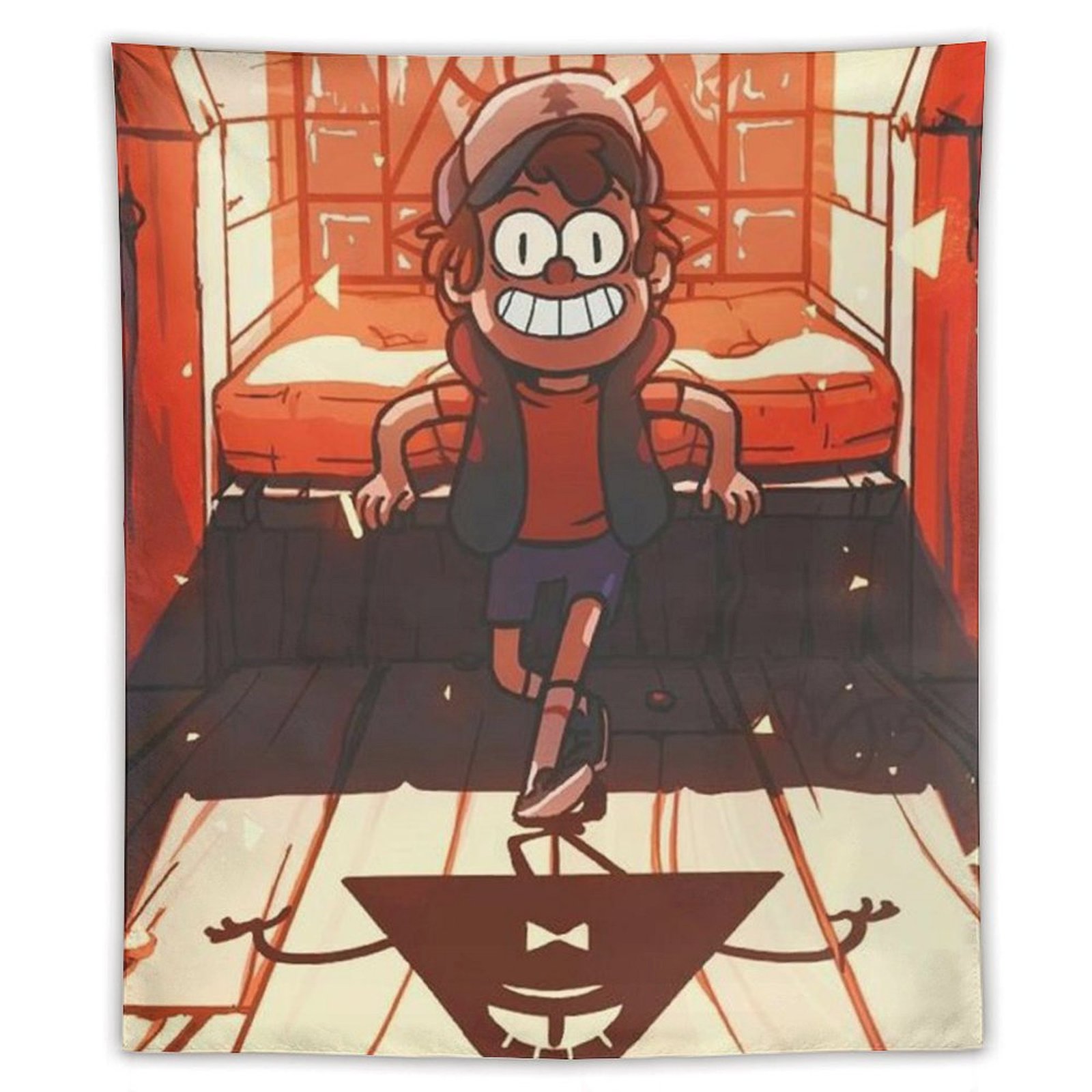 Bill Cipher Gravity Falls Dipper Tapestry Luxury Wall Hanging ...