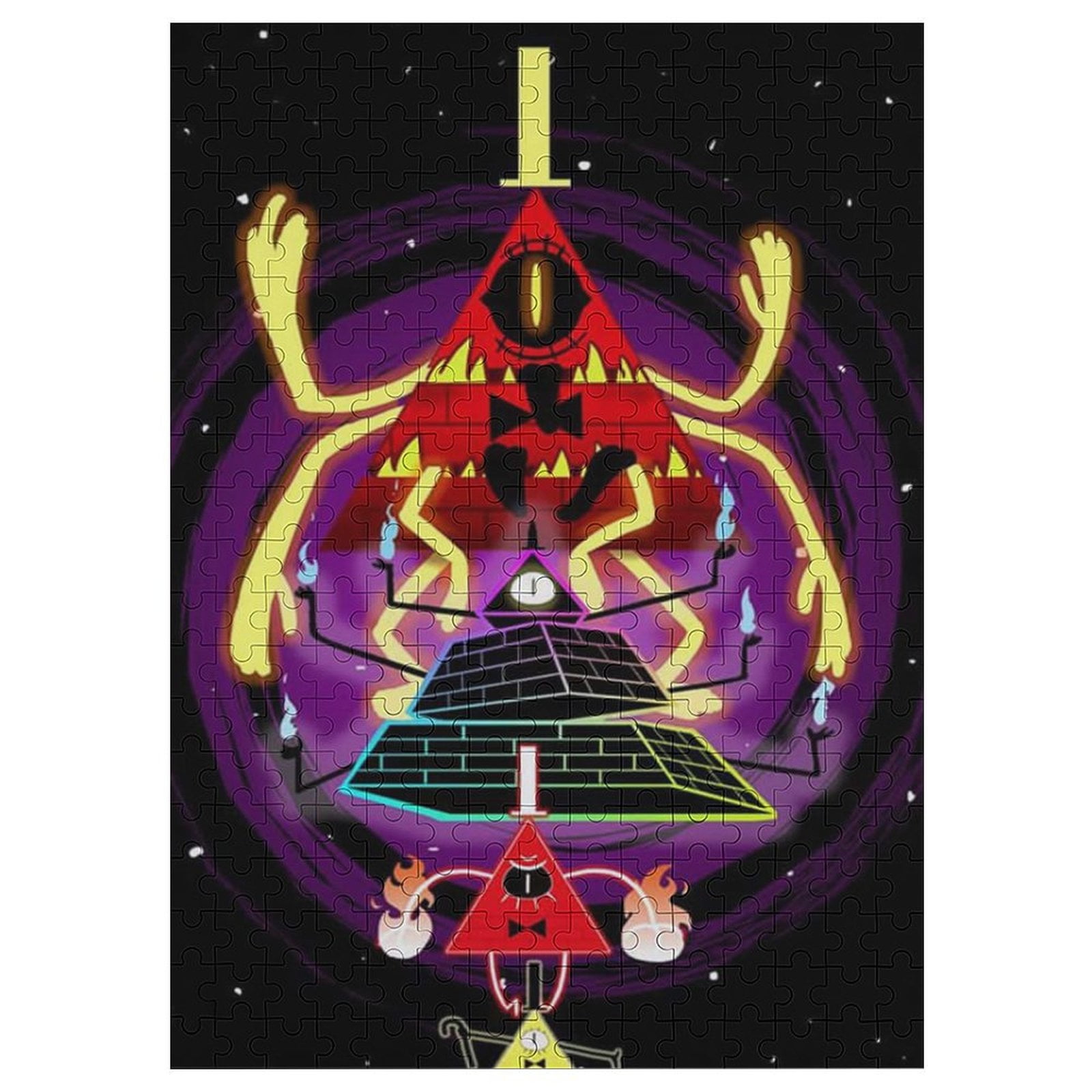 Bill Cipher Gravity Falls Jigsaw Puzzles Interlocking Puzzles Home ...