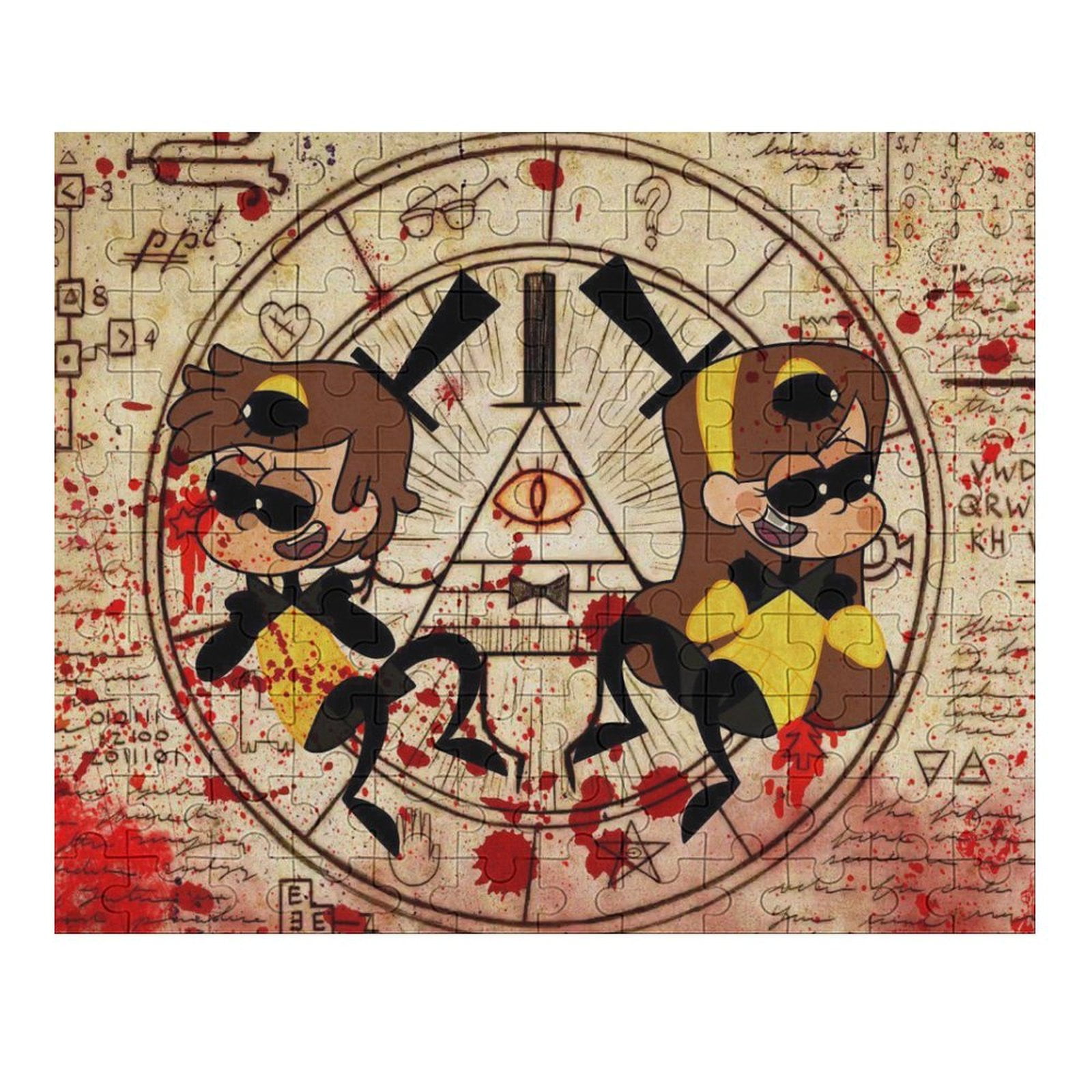 Bill Cipher Gravity Falls Jigsaw Puzzles Interlocking Puzzles Home ...
