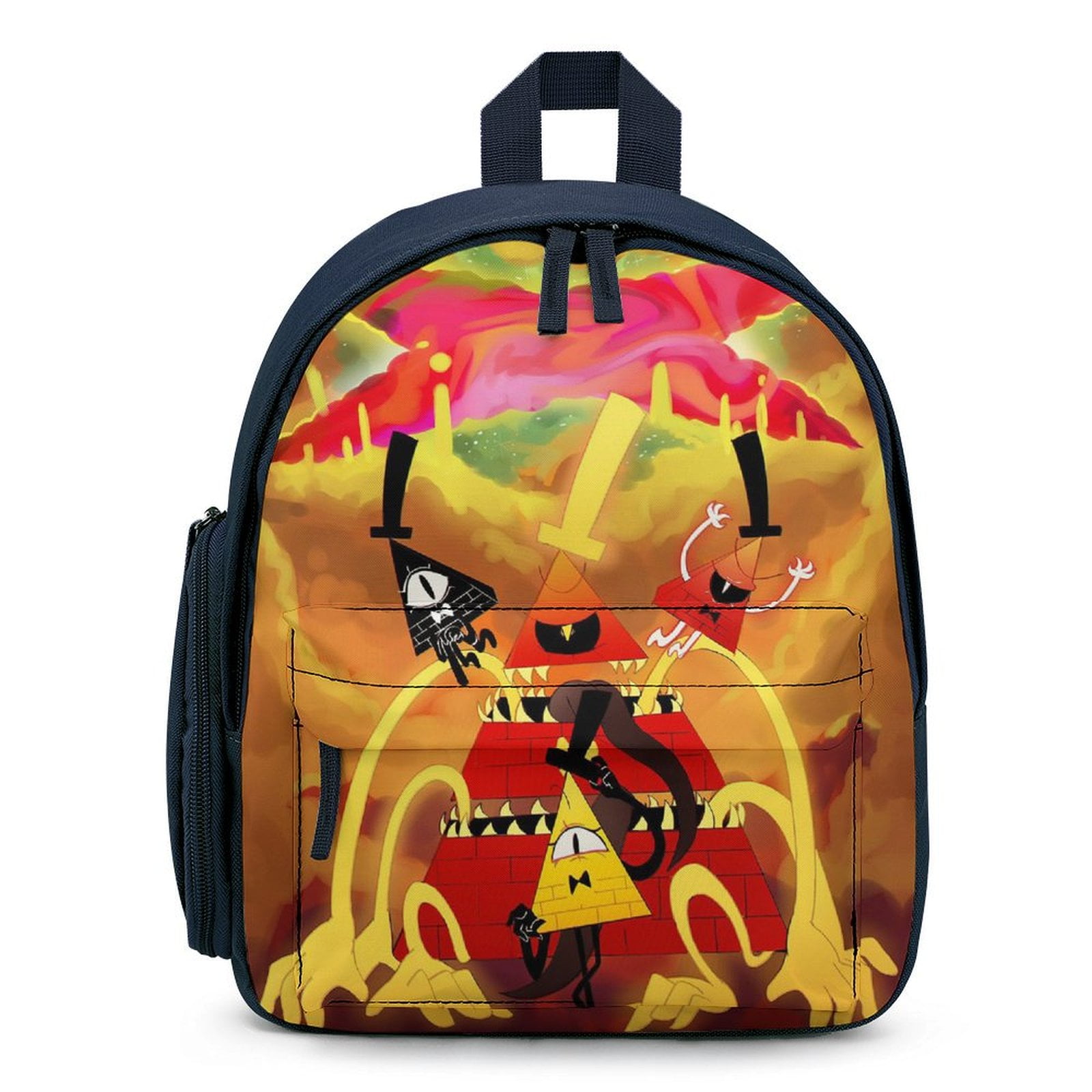 Bill Cipher Gravity Falls Lightweight Backpack Shoulder Bags Adjustable ...