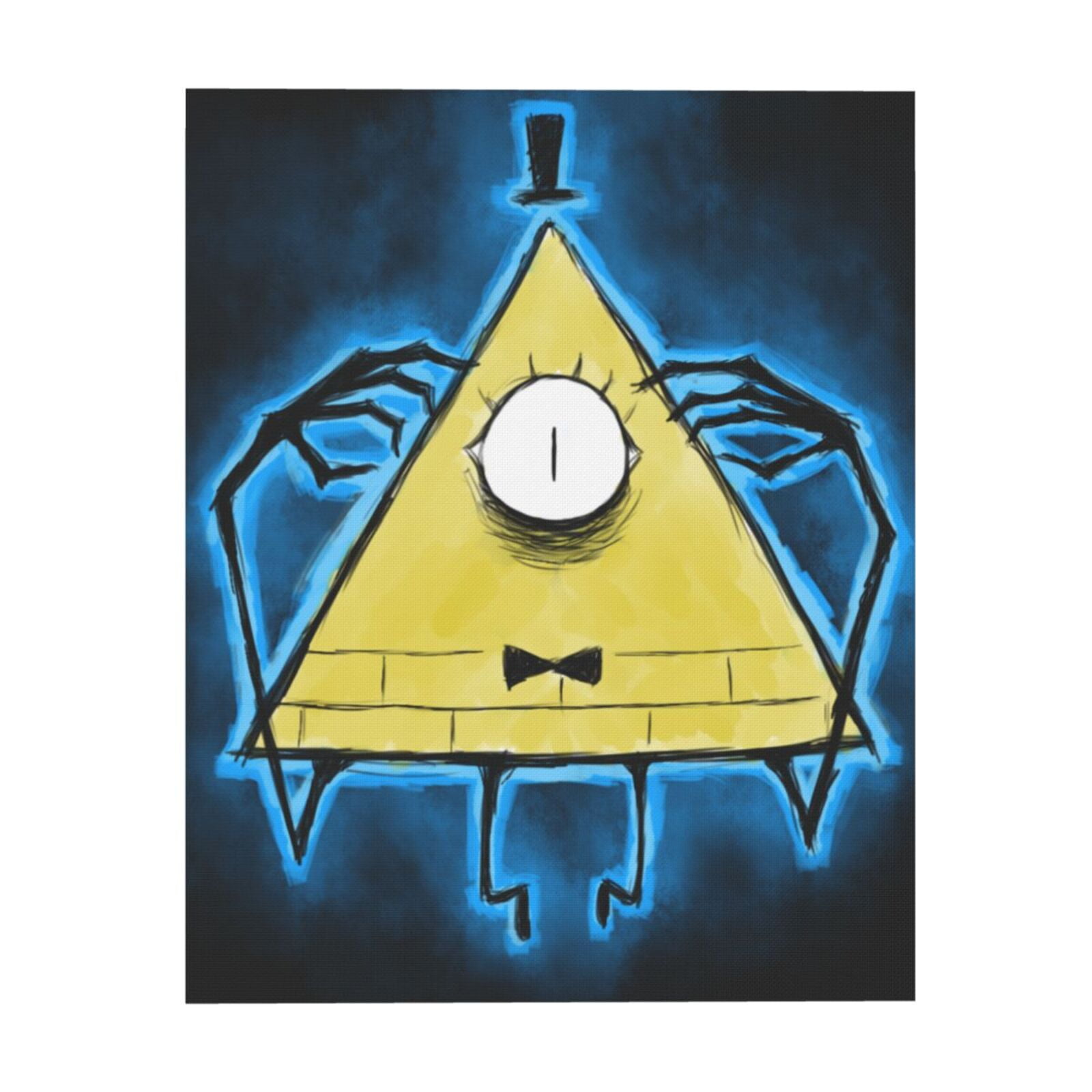 Bill Cipher Gravity Falls Logo Canvas Decorative Poster Gift Art ...