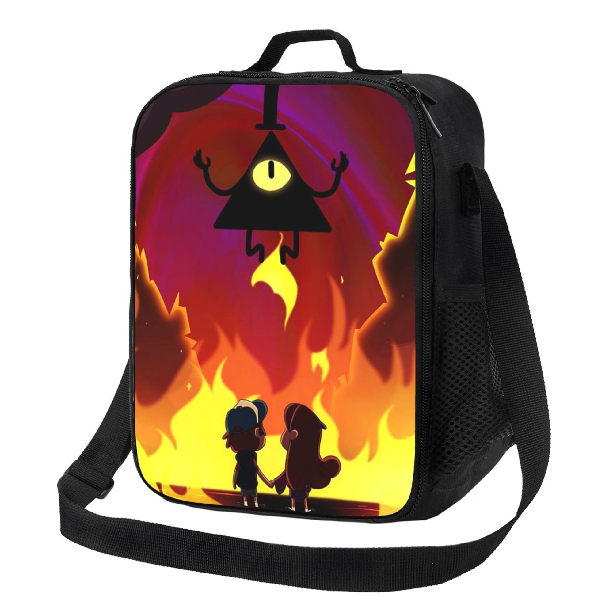 Bill Cipher Gravity Falls Lunch Bag Tote Shoulder Bags Insulated Lunch ...