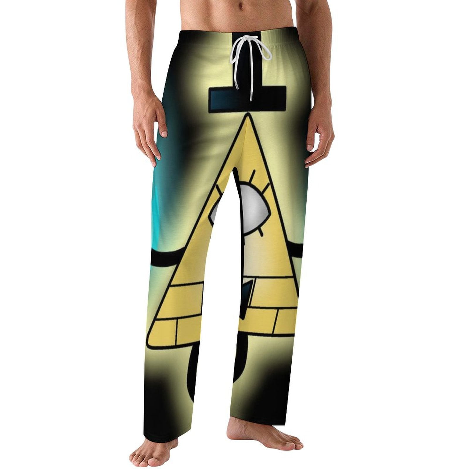 Bill Cipher Gravity Falls Mens Pajama Pants Cozy Soft Lounge Sleep ...