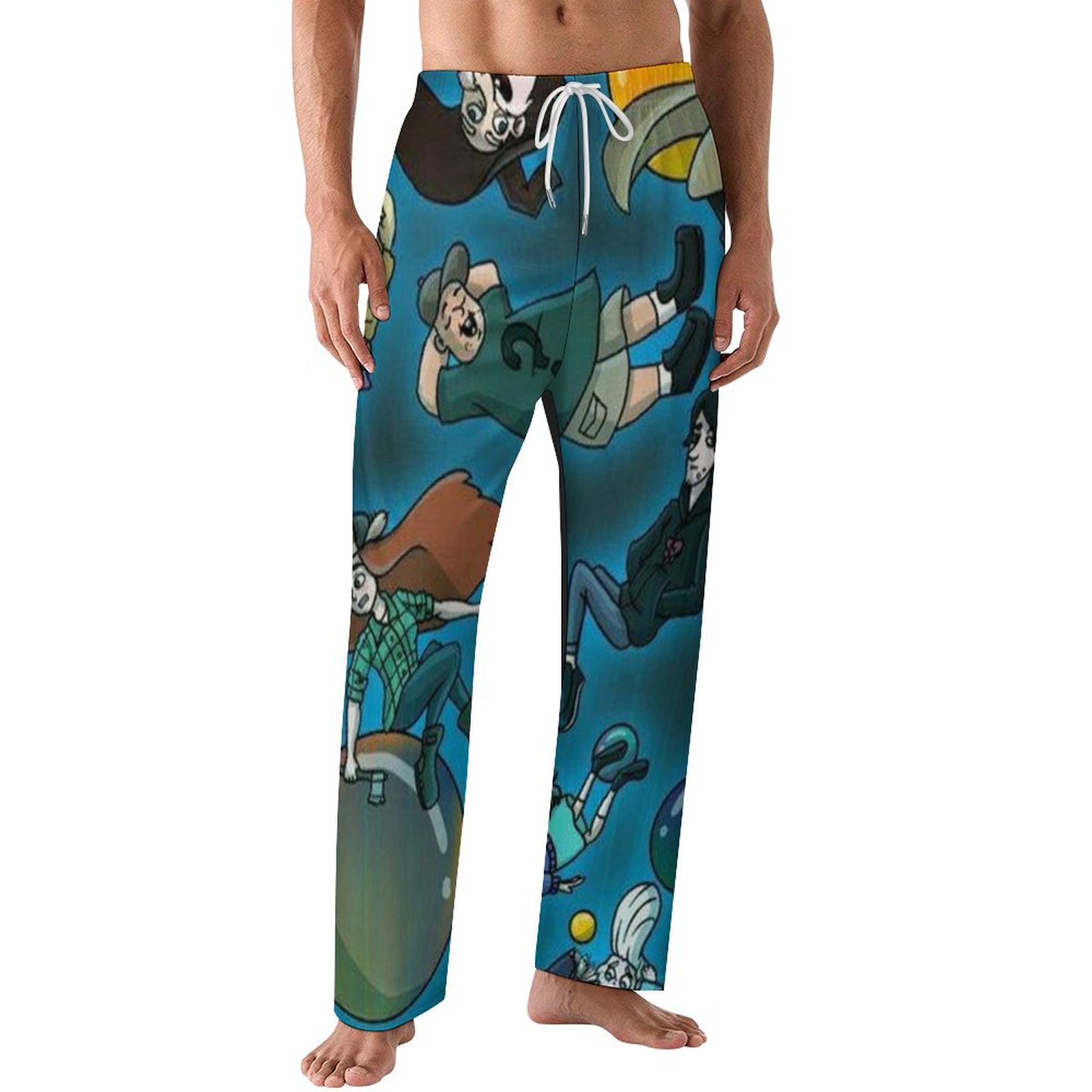 Bill Cipher Gravity Falls Mens Pajama Pants Cozy Soft Lounge Sleep ...