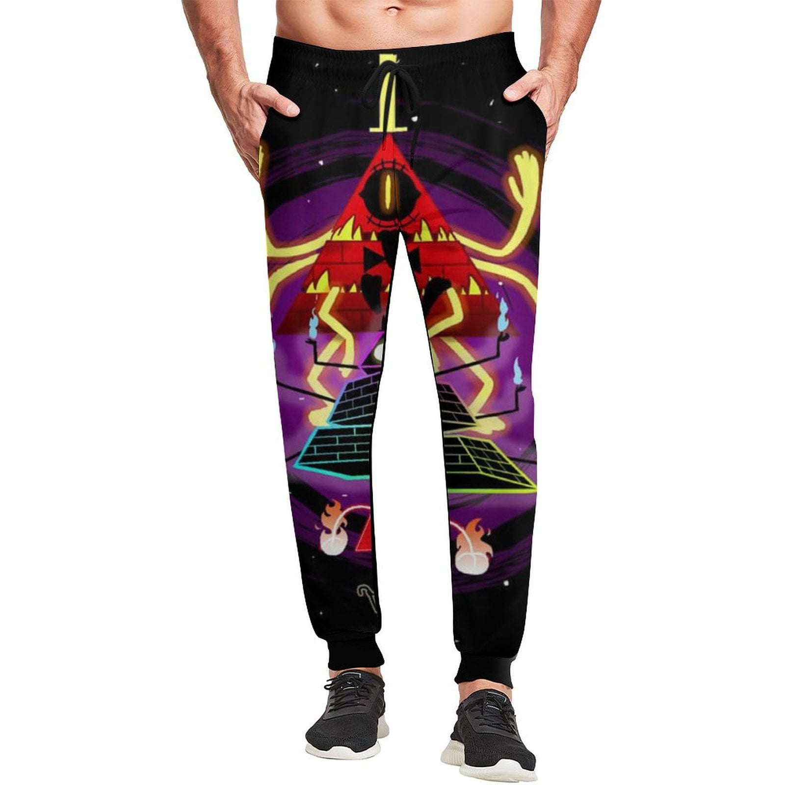 Bill Cipher Gravity Falls Mens Sweatpants Joggers Pants Workout Sports ...