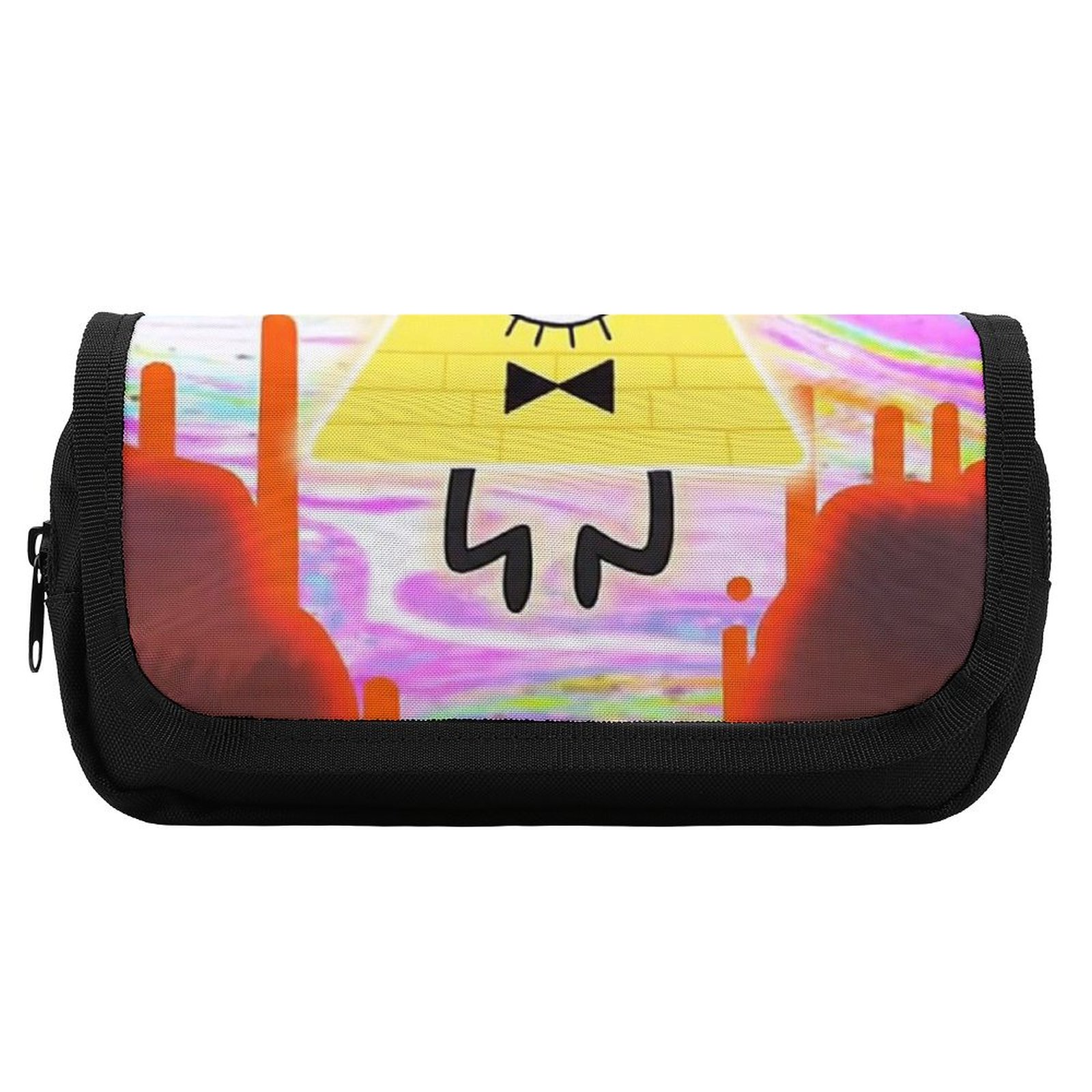 Bill Cipher Gravity Falls Pencil Case Large Capacity Pencilcase Double ...