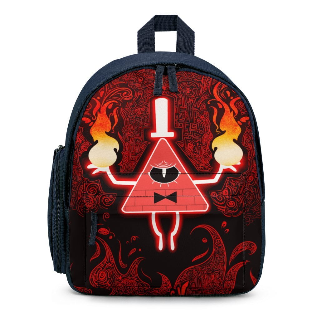 Bill Cipher Gravity Falls Schoolbag Backpack Bookbag Lightweight Daypack Adjustable Shoulders ...