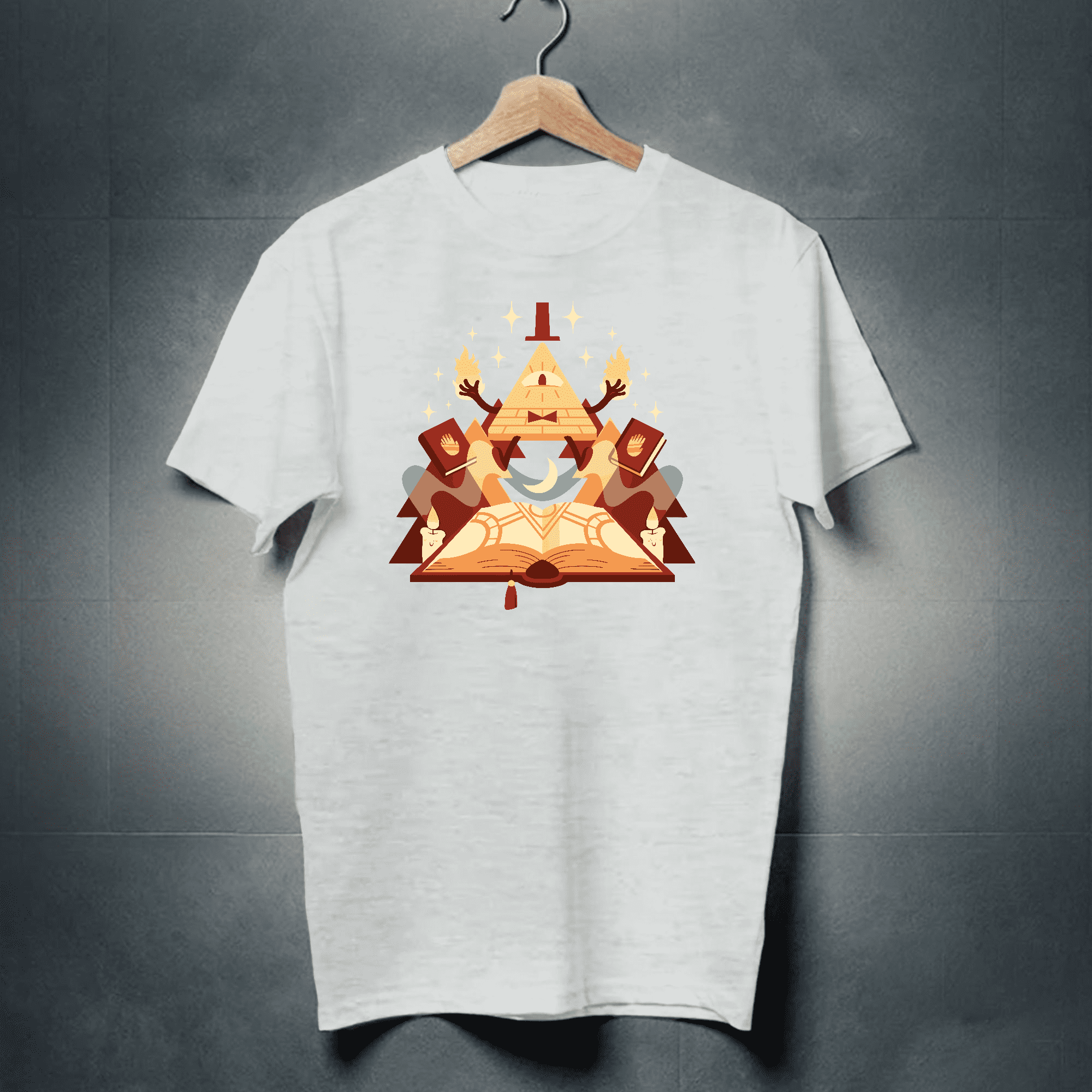 Bill Cipher Gravity Falls T-Shirt, Men's Women's Sizes ( - Walmart.com