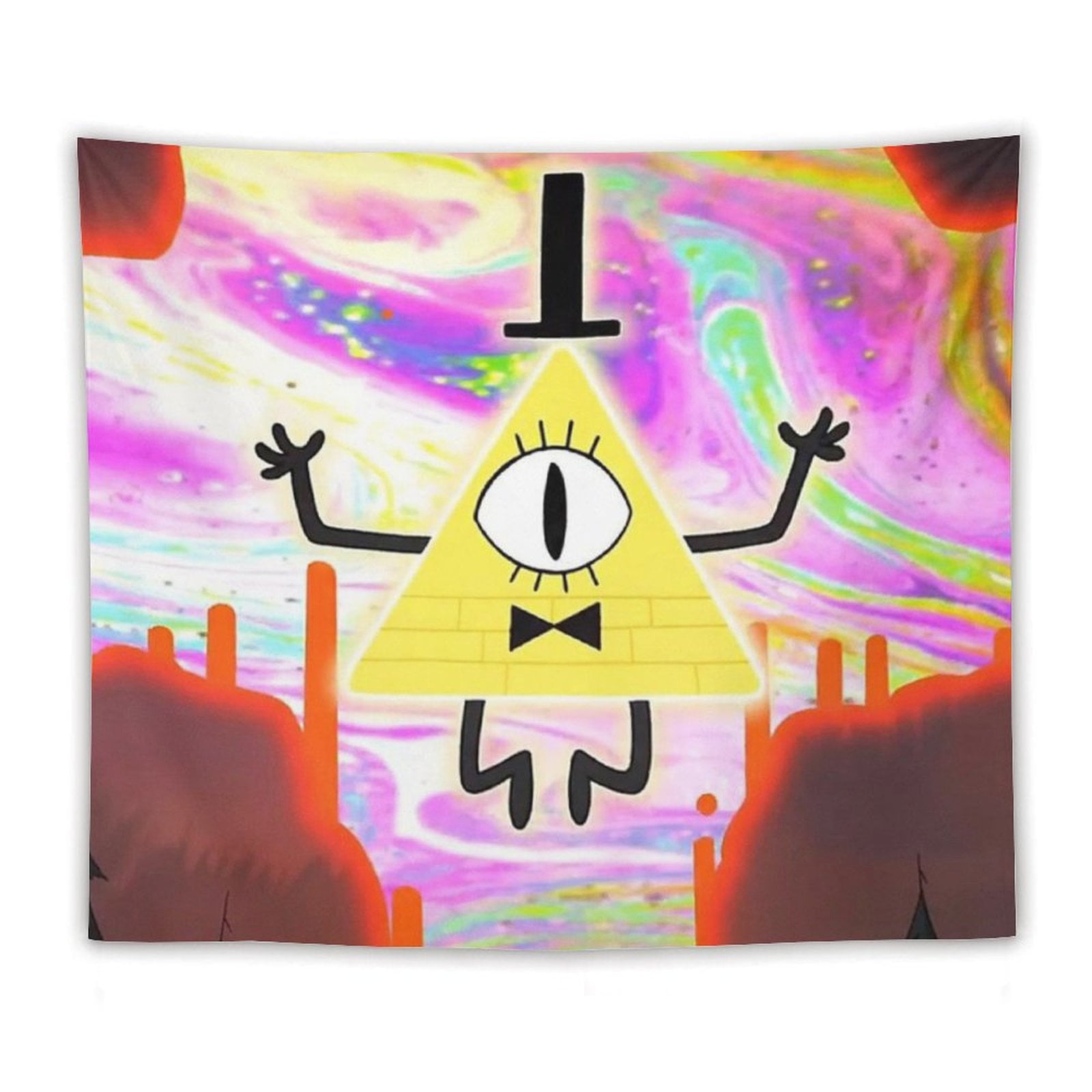 Bill Cipher Gravity Falls Tapestry Luxury Wall Hanging Tapestries Decor ...