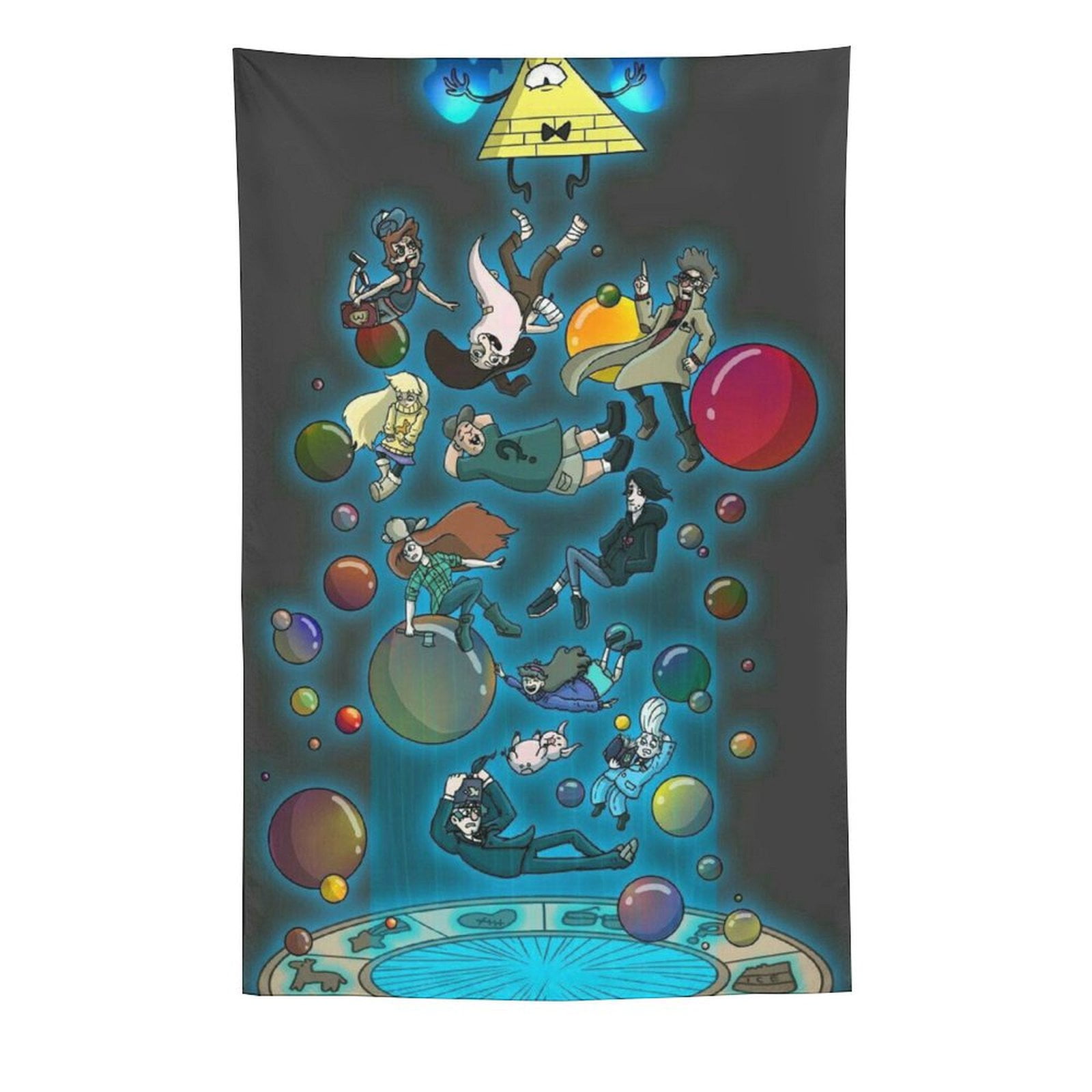 Bill Cipher Gravity Falls Tapestry Luxury Wall Hanging Tapestries Decor ...
