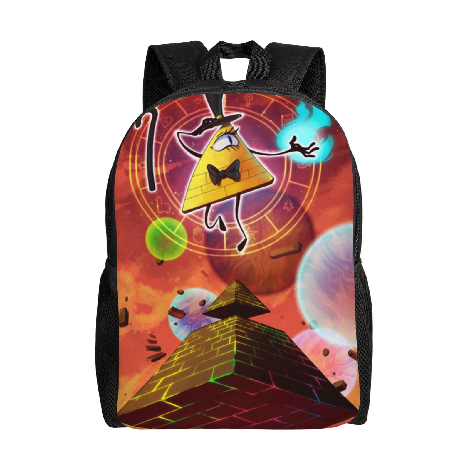 Bill Cipher Gravity Falls Unisex Backpack Laptop Daypack Adjustable ...