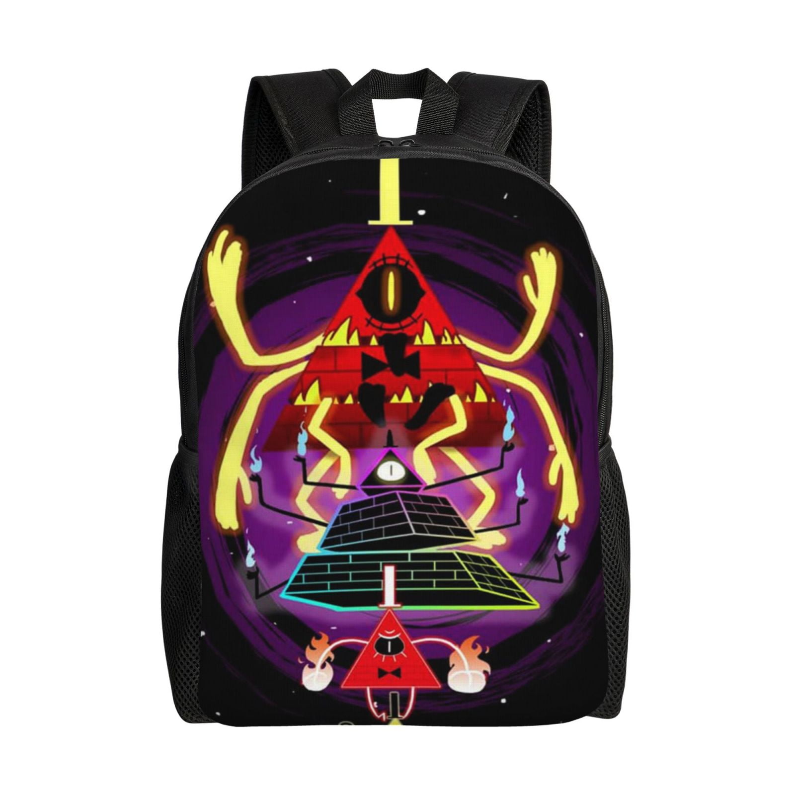 Bill Cipher Gravity Falls Unisex Backpack Laptop Daypack Adjustable ...