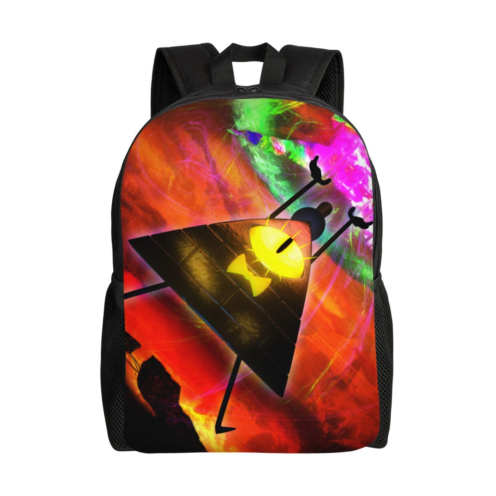 Bill Cipher Gravity Falls Unisex Backpack Laptop Daypack Adjustable ...