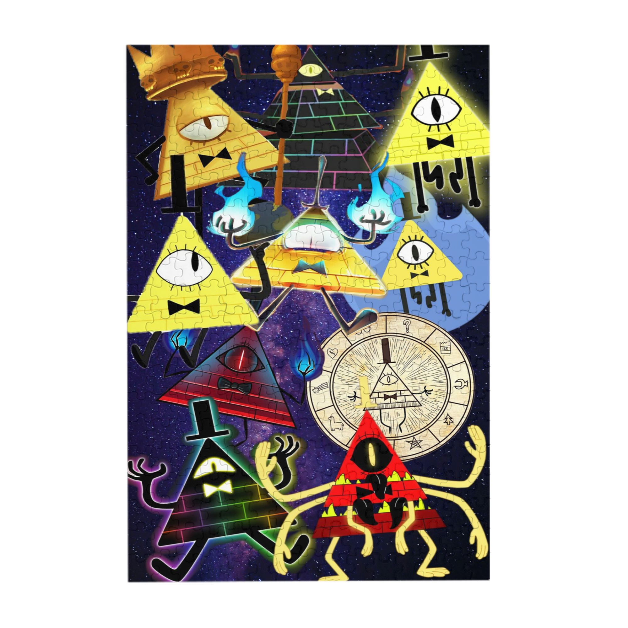 Bill Cipher Gravity Falls Wooden Jigsaw Puzzle for Adults 300 Piece ...