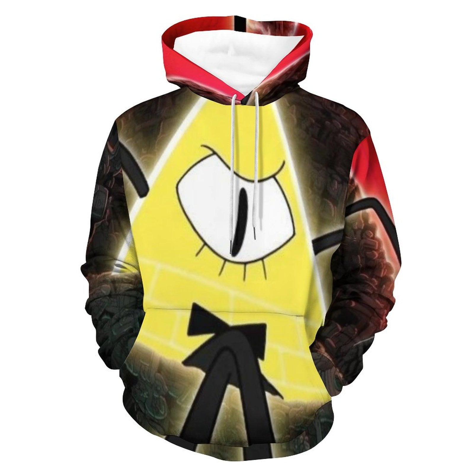 Bill Cipher Hoodie with Pocket for Men Women Couple Gift - Walmart.com
