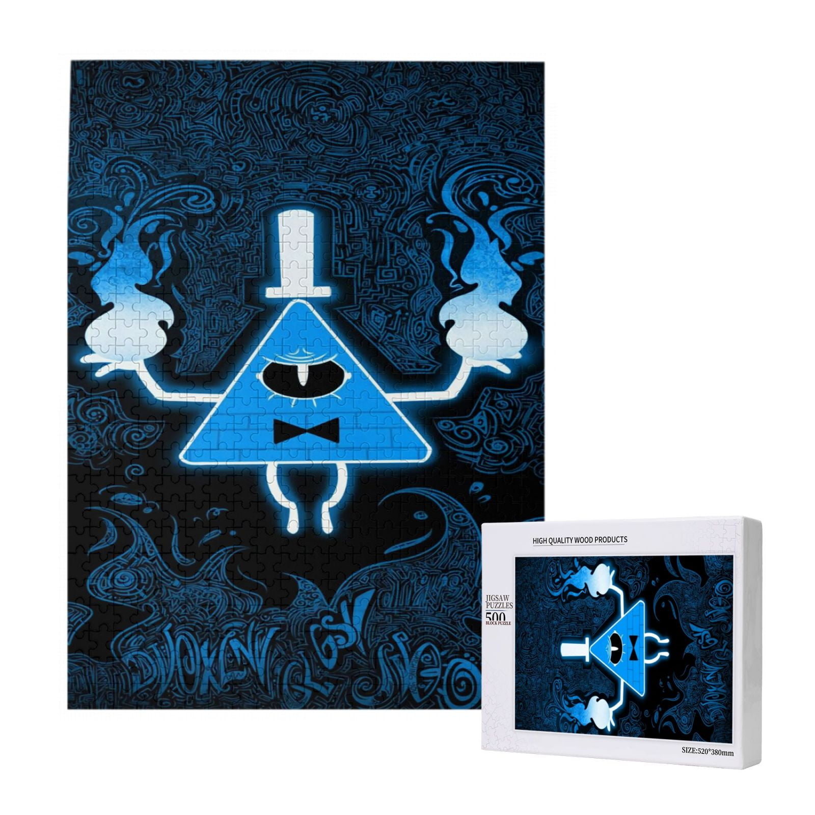 Bill Cipher Jigsaw Puzzle Interactive Brain Teaser Board Game for ...