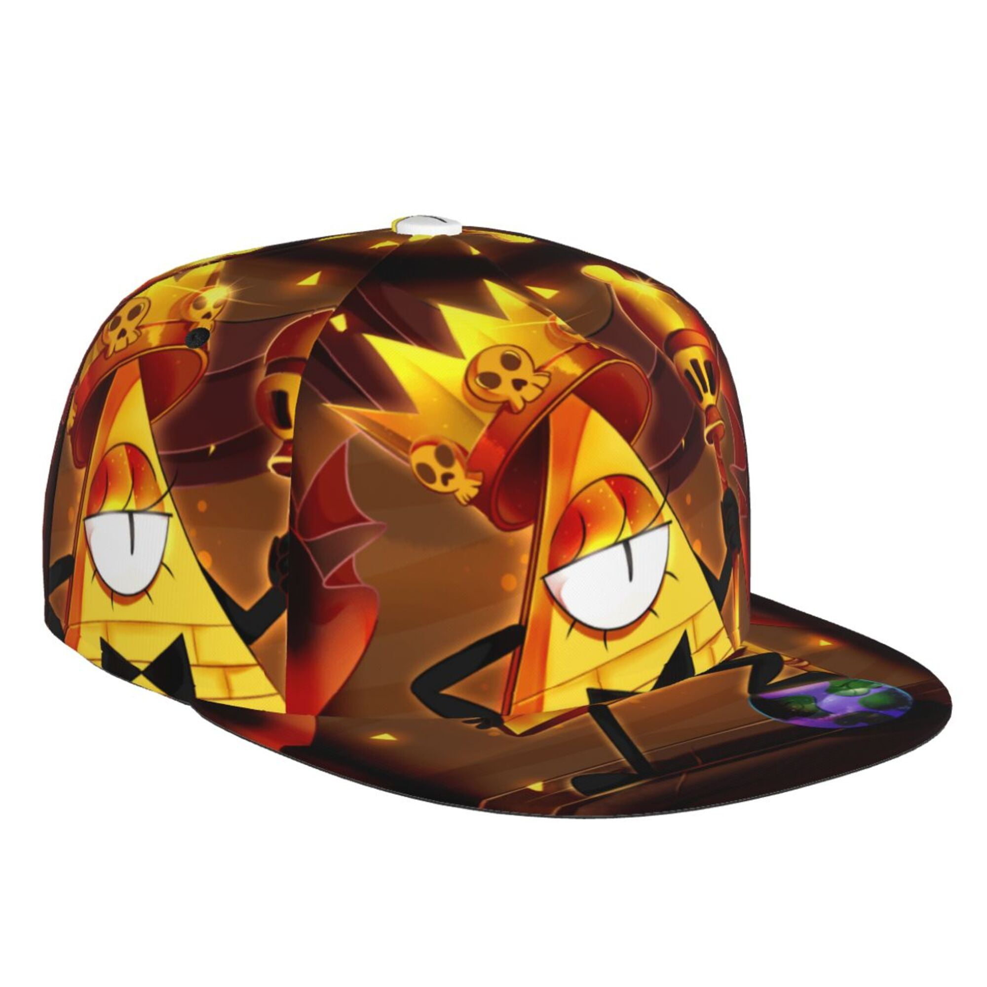 Bill Cipher KIng Brim Bill Baseball Cap Adjustable Snapback Hat Hip Hop ...
