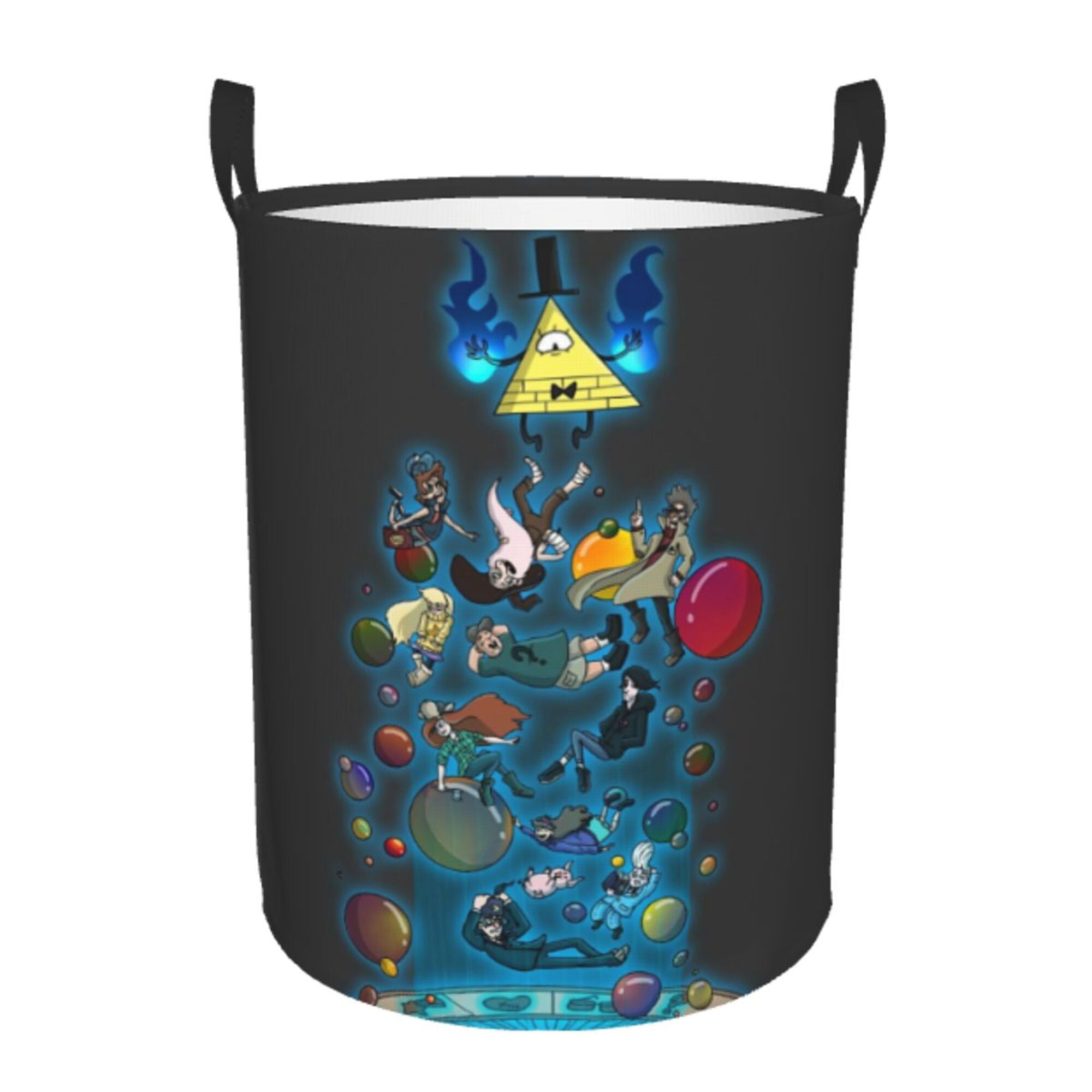 Bill Cipher Laundry Hamper with Handles, Foldable Waterproof Circular ...