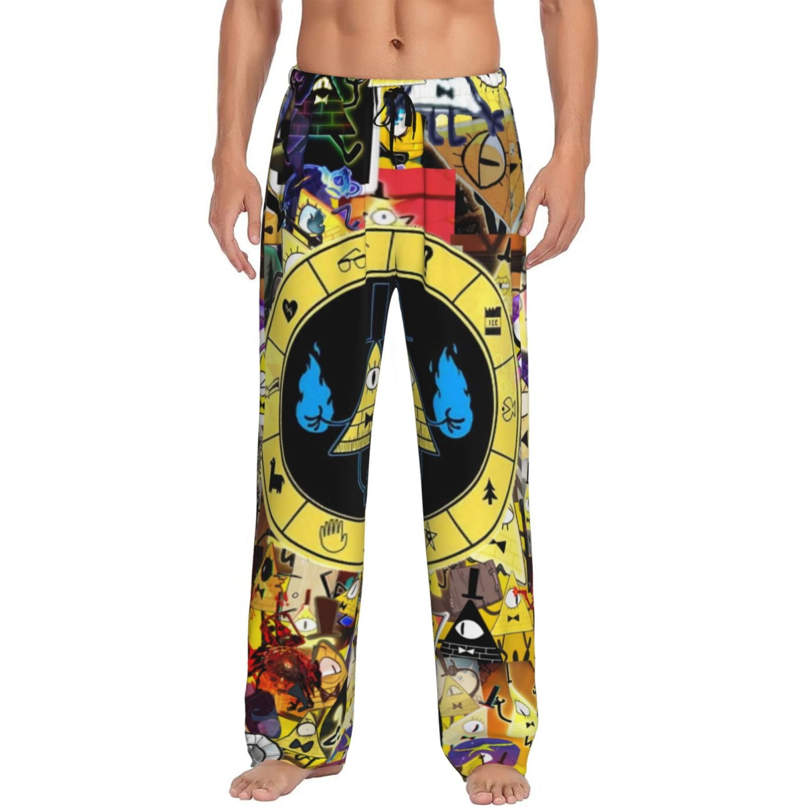 Bill Cipher Men's Pajama Pant Soft Comfy Lounge Pj Bottoms Loose ...