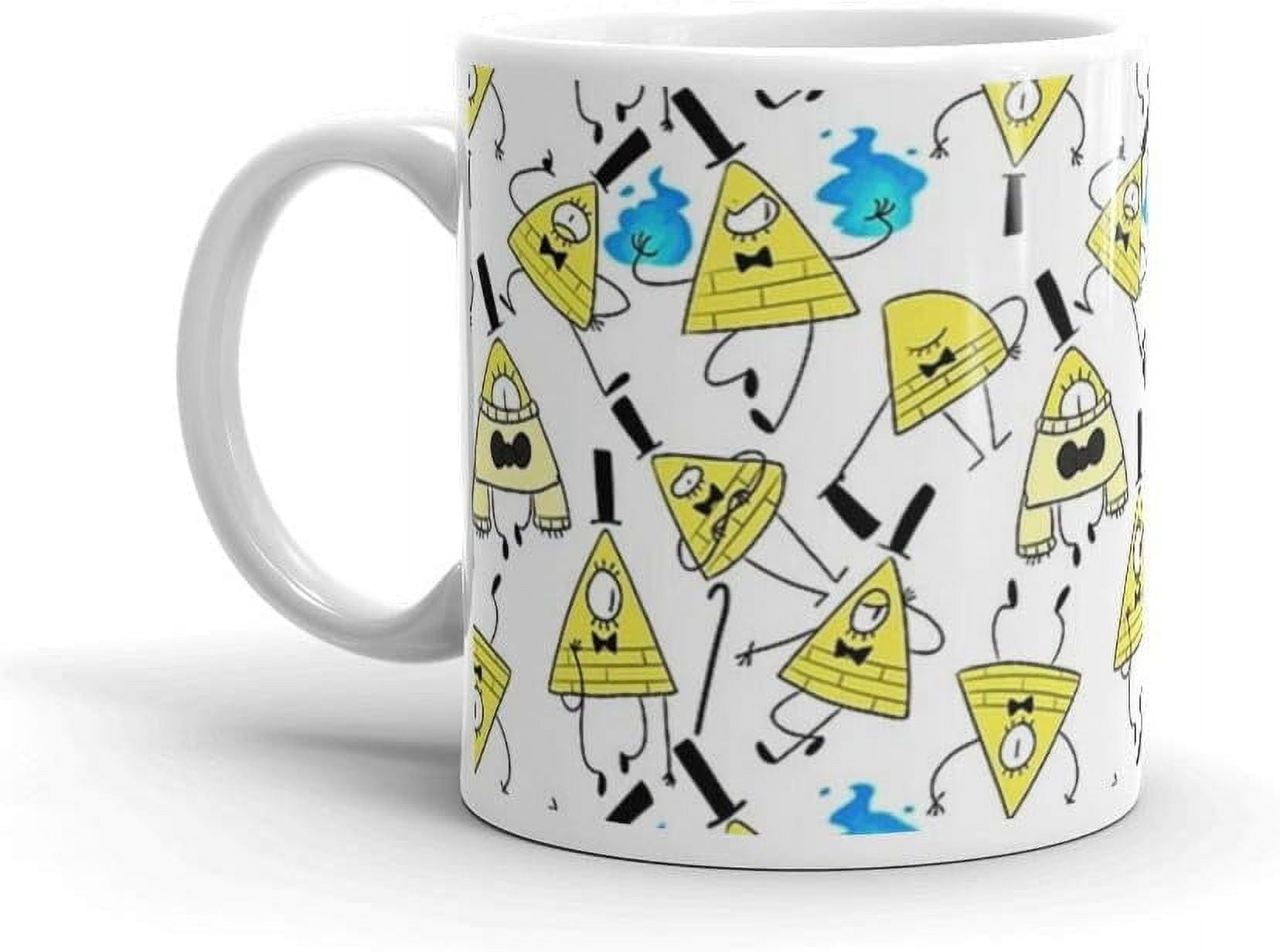 Bill Cipher Pattern. 11 Oz Ceramic Coffee Mugs With C-Shape Handle ...