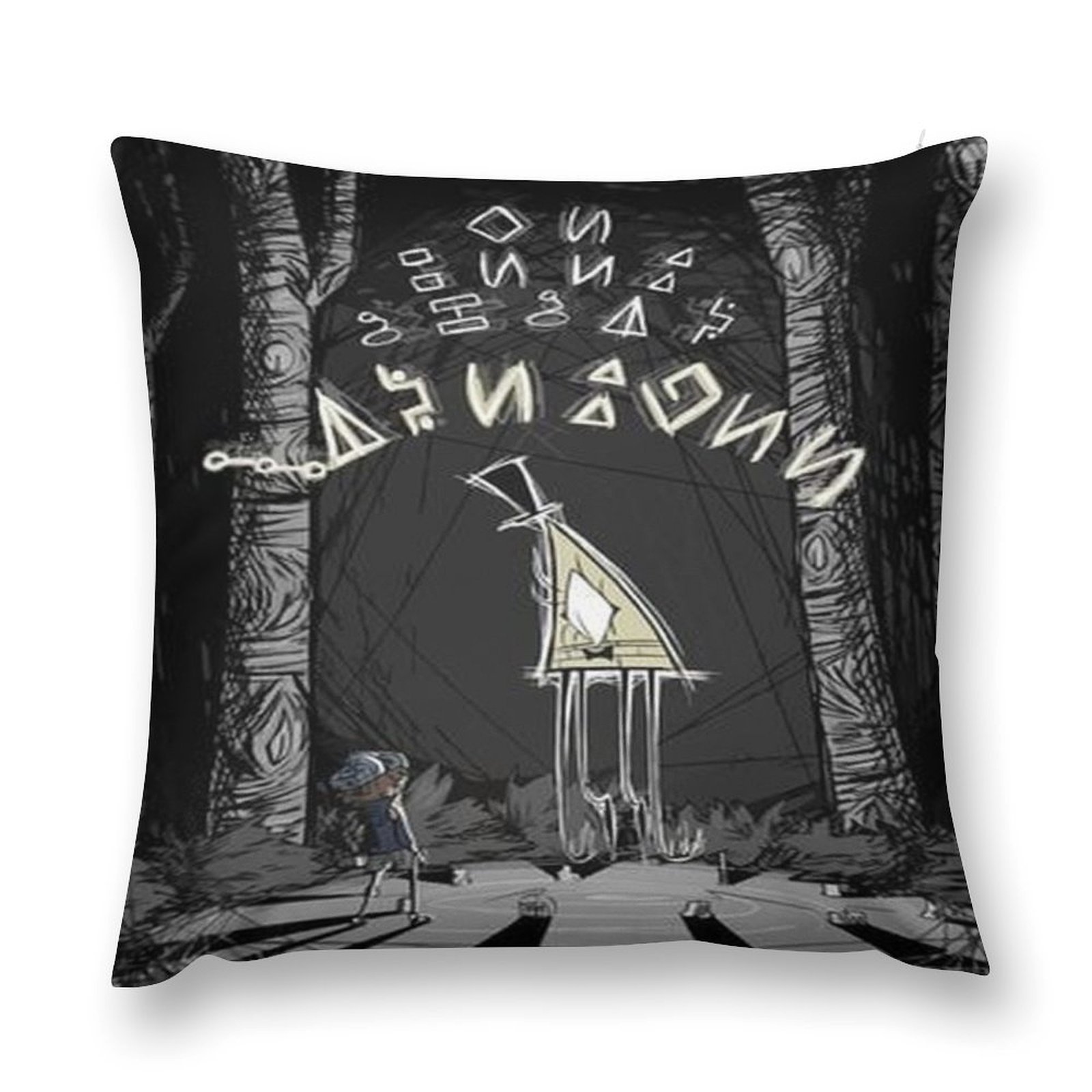 Bill Cipher Pillowcase Cartoon Anime for Living Room Bedroom Office 20 ...