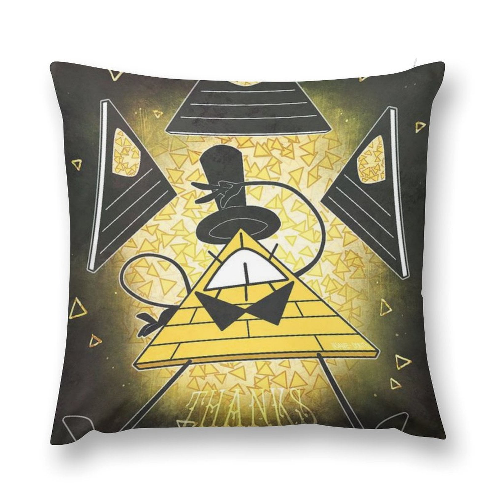 Bill Cipher Pillowcase Cartoon Anime for Living Room Bedroom Office 22 ...