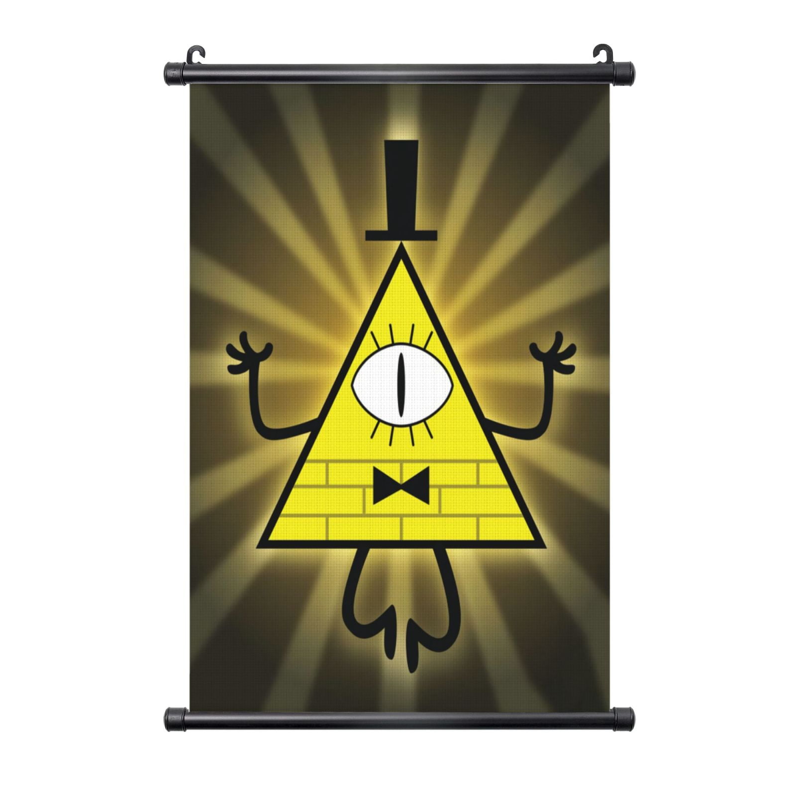 Bill Cipher Poster Plastic Shaft Wall Hanging Banner Artwork Canvas ...