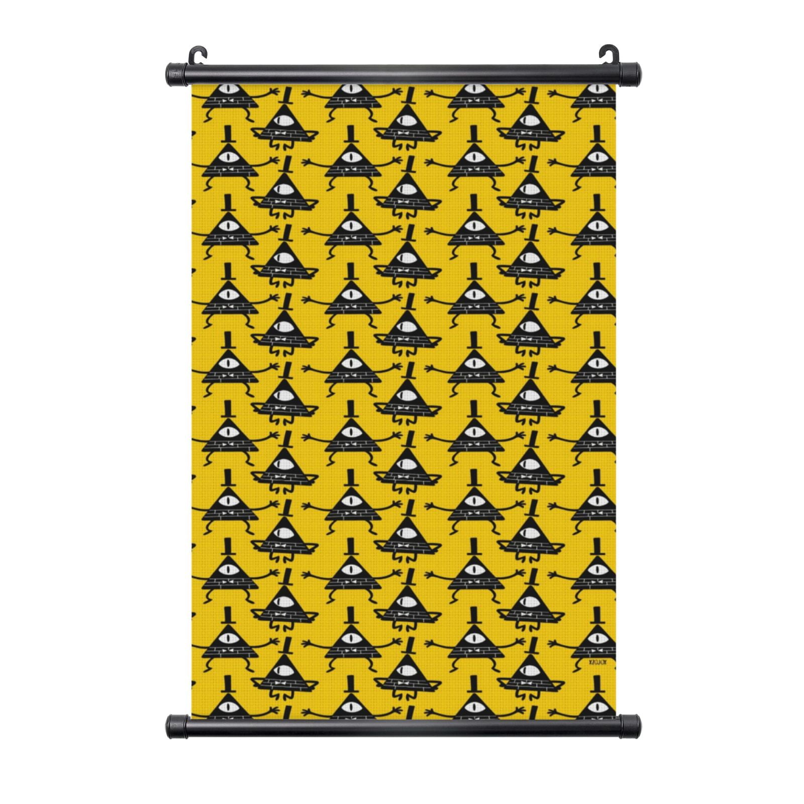 Bill Cipher Poster Plastic Shaft Wall Hanging Banner Artwork Canvas ...