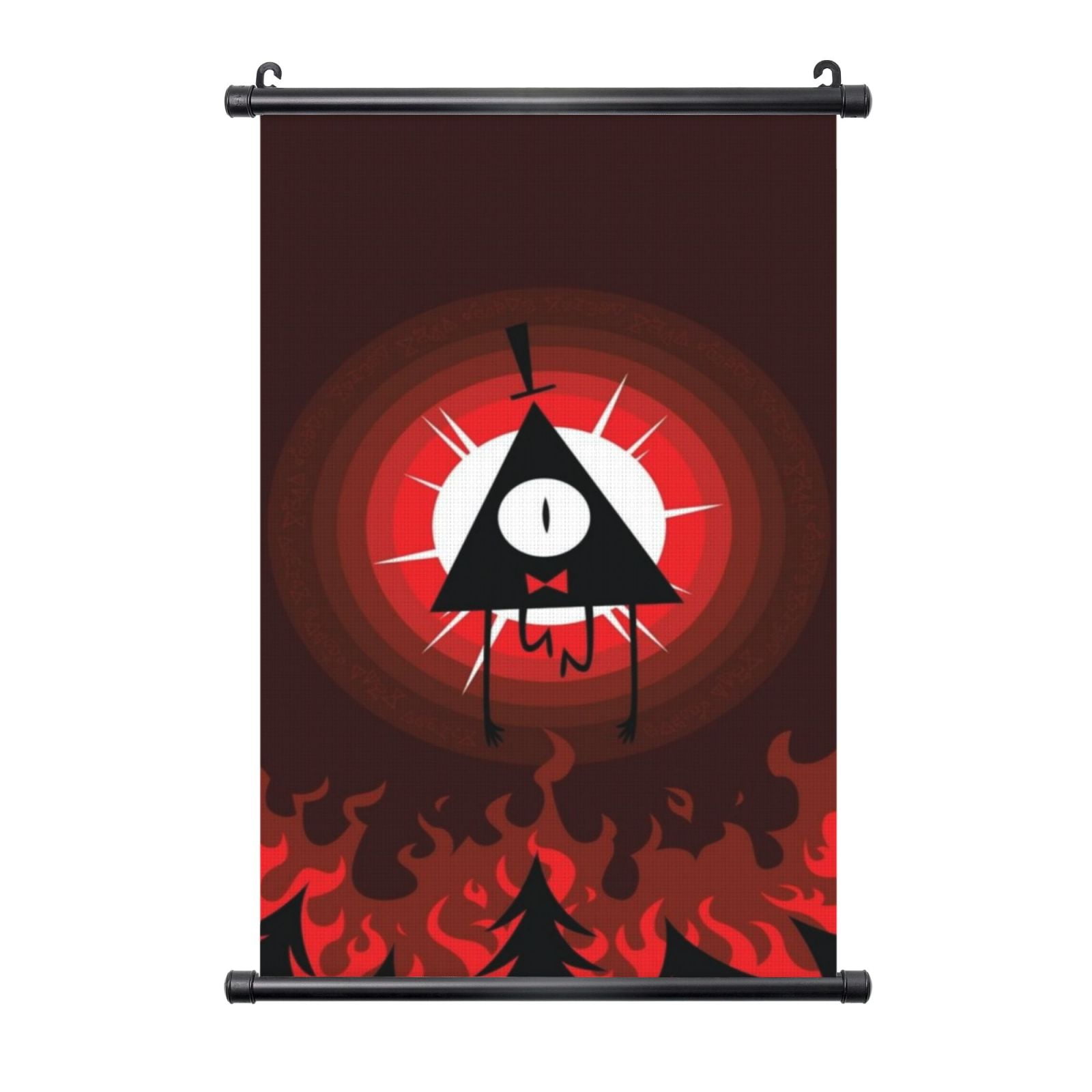 Bill Cipher Poster Plastic Shaft Wall Hanging Banner Artwork Canvas ...
