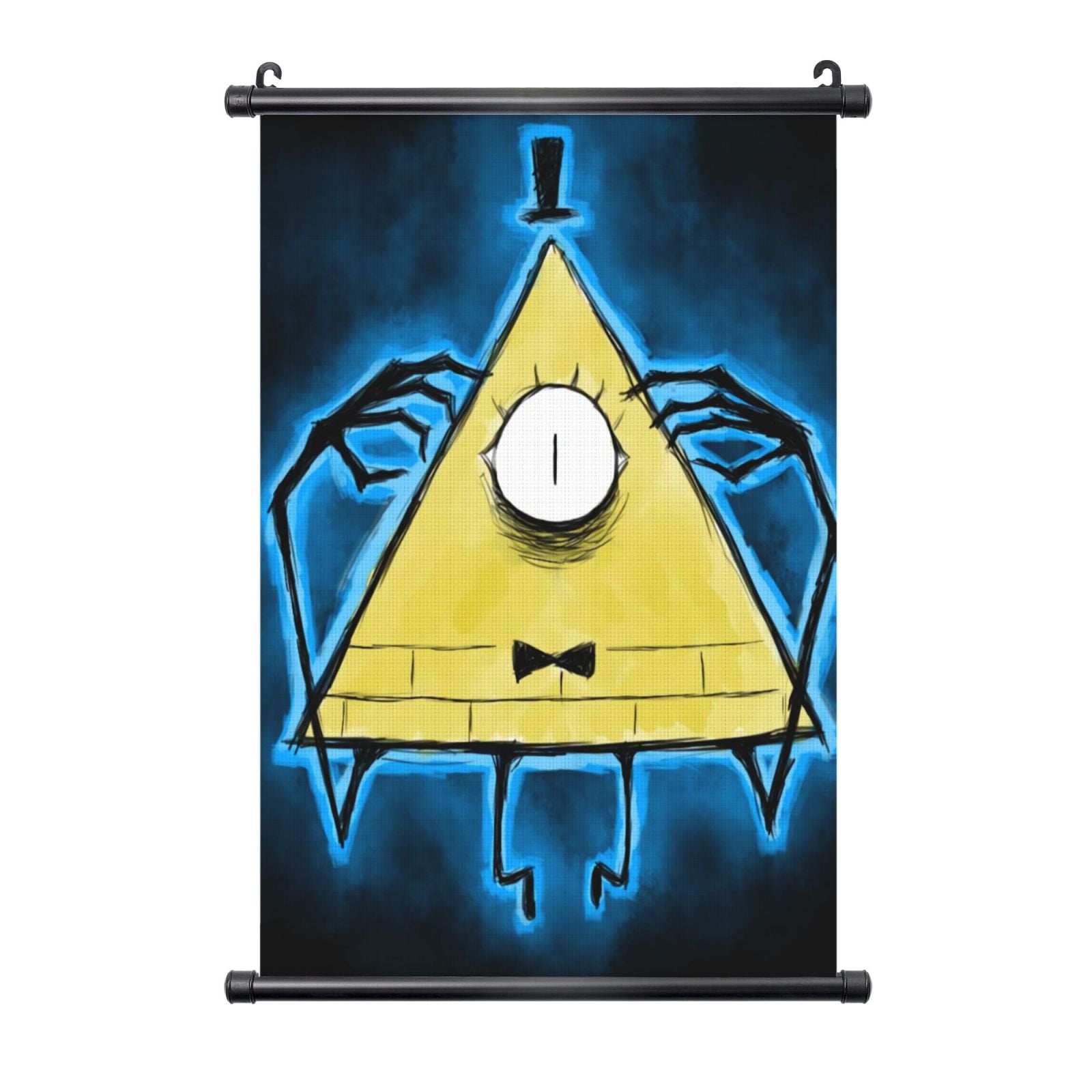 Bill Cipher Poster Plastic Shaft Wall Hanging Banner Artwork Canvas ...