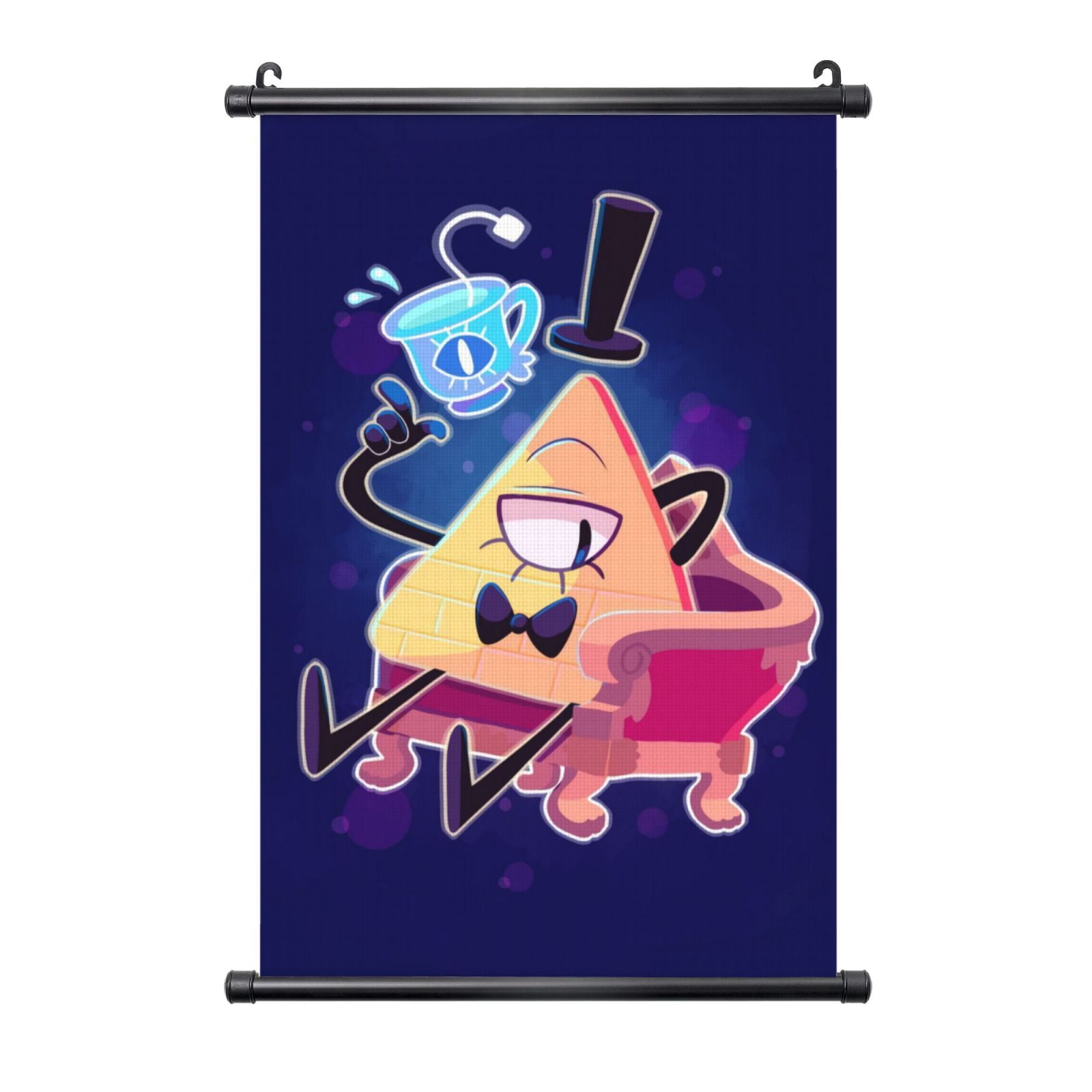 Bill Cipher Poster Plastic Shaft Wall Hanging Banner Artwork Canvas ...