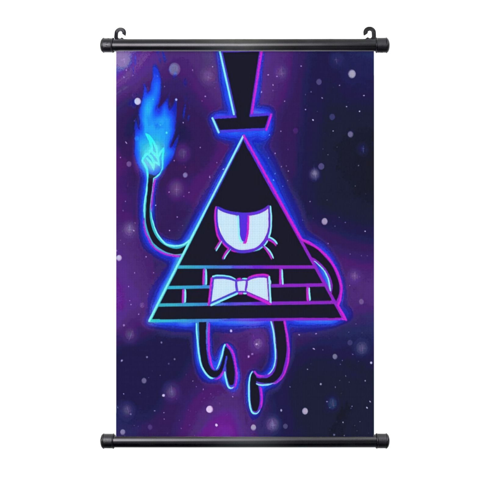 Bill Cipher Poster Plastic Shaft Wall Hanging Banner Artwork Canvas ...